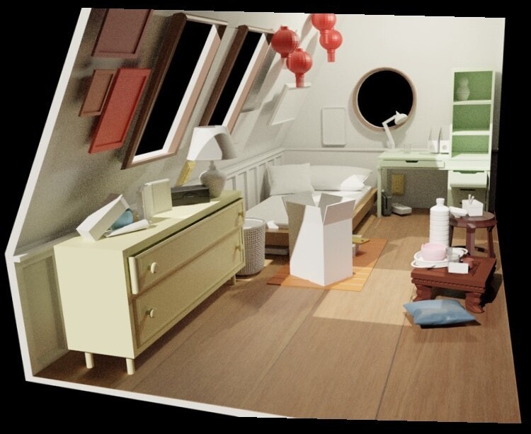 ArtStation - blender room