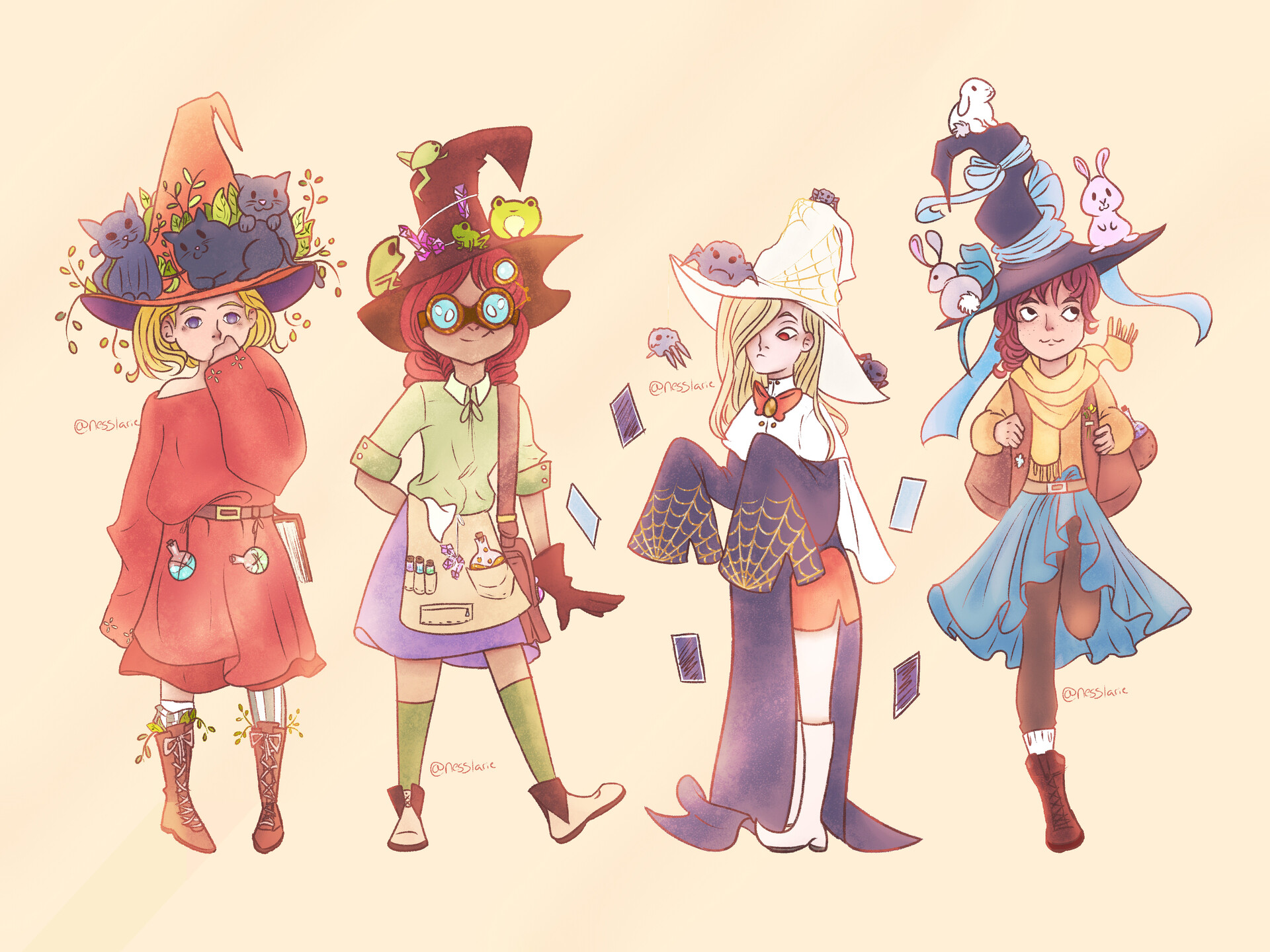 ArtStation - cute witches