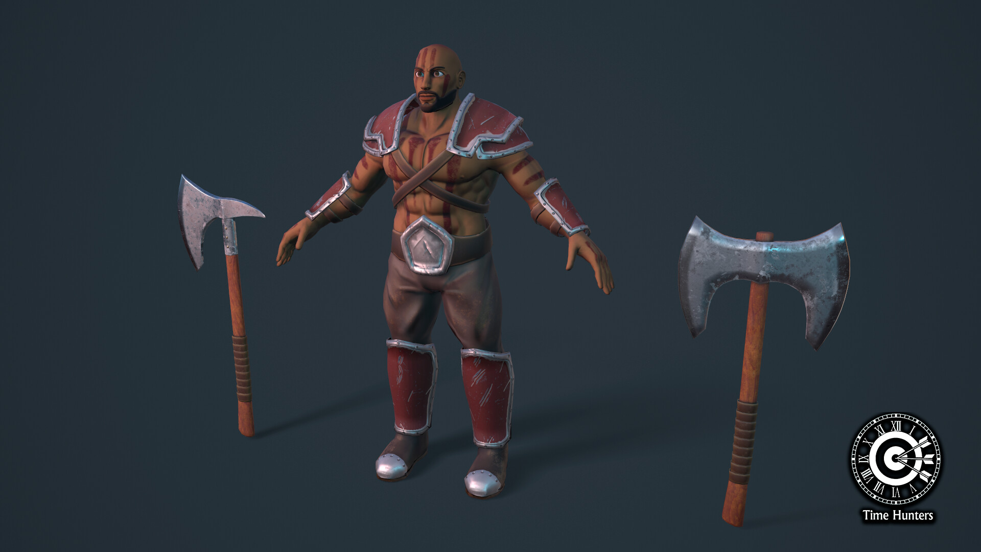 Time Hunters Studios - Stylized Human Warrior - Game Art