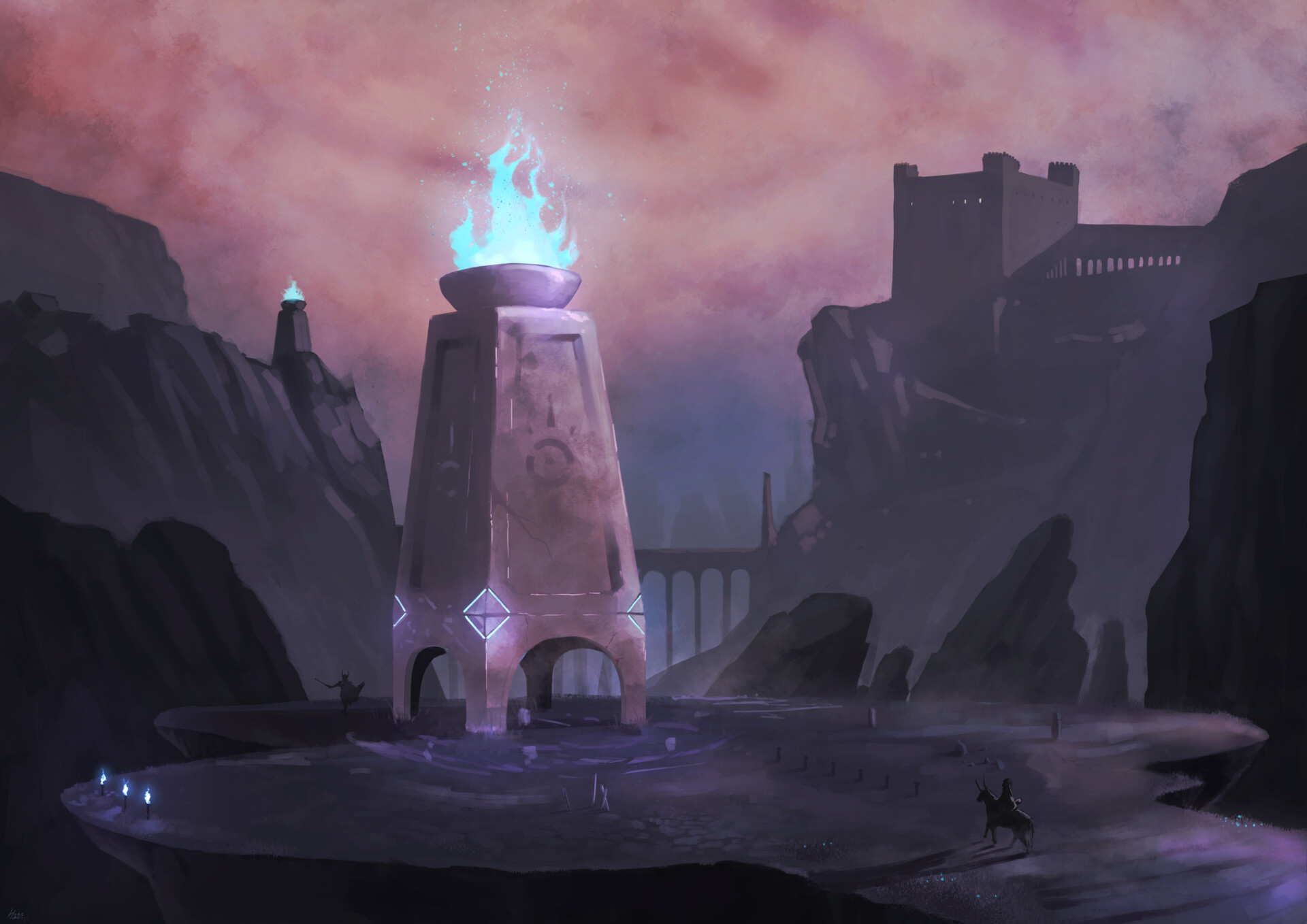 ArtStation - Blue Trail