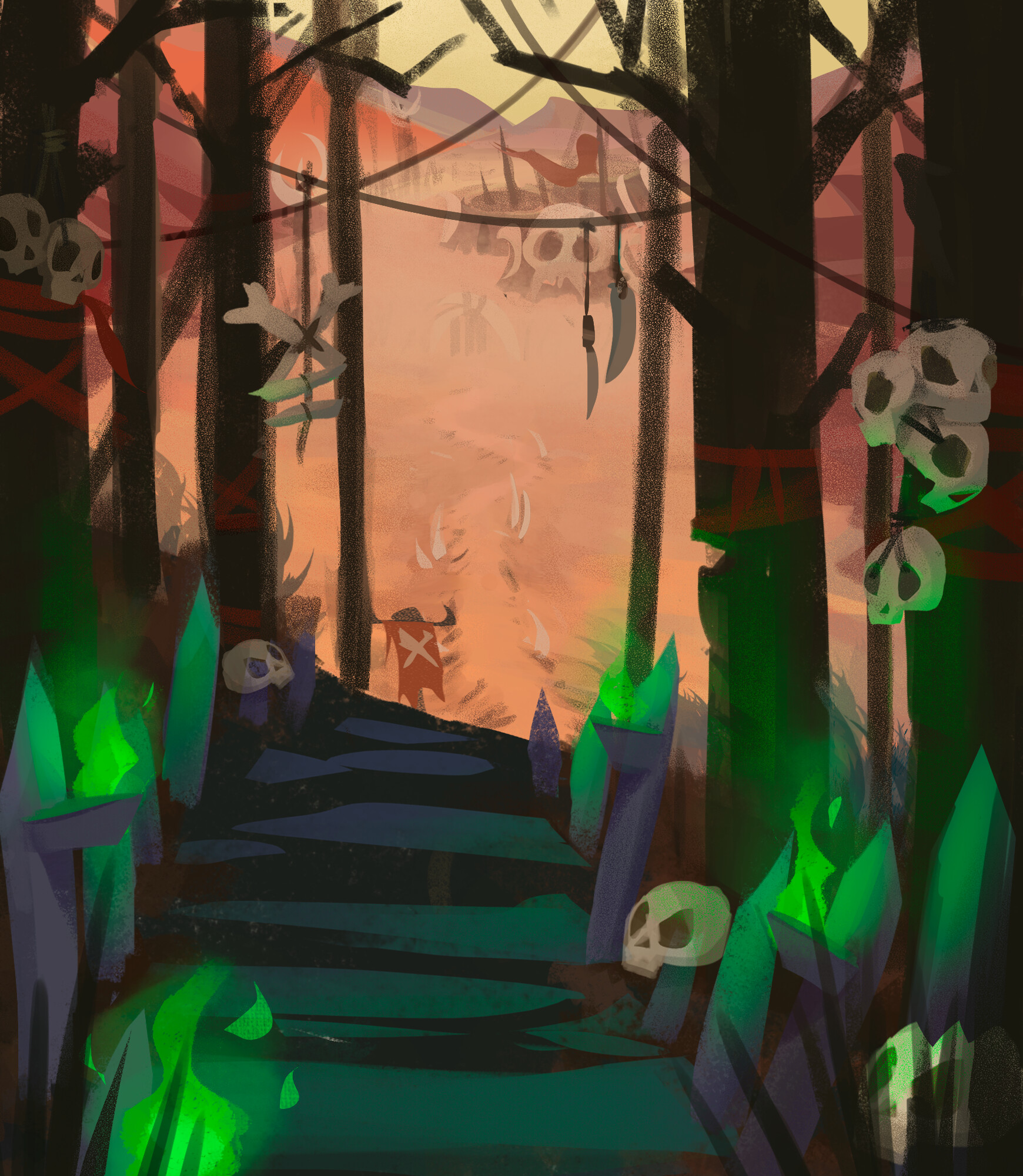 ArtStation - Orc village