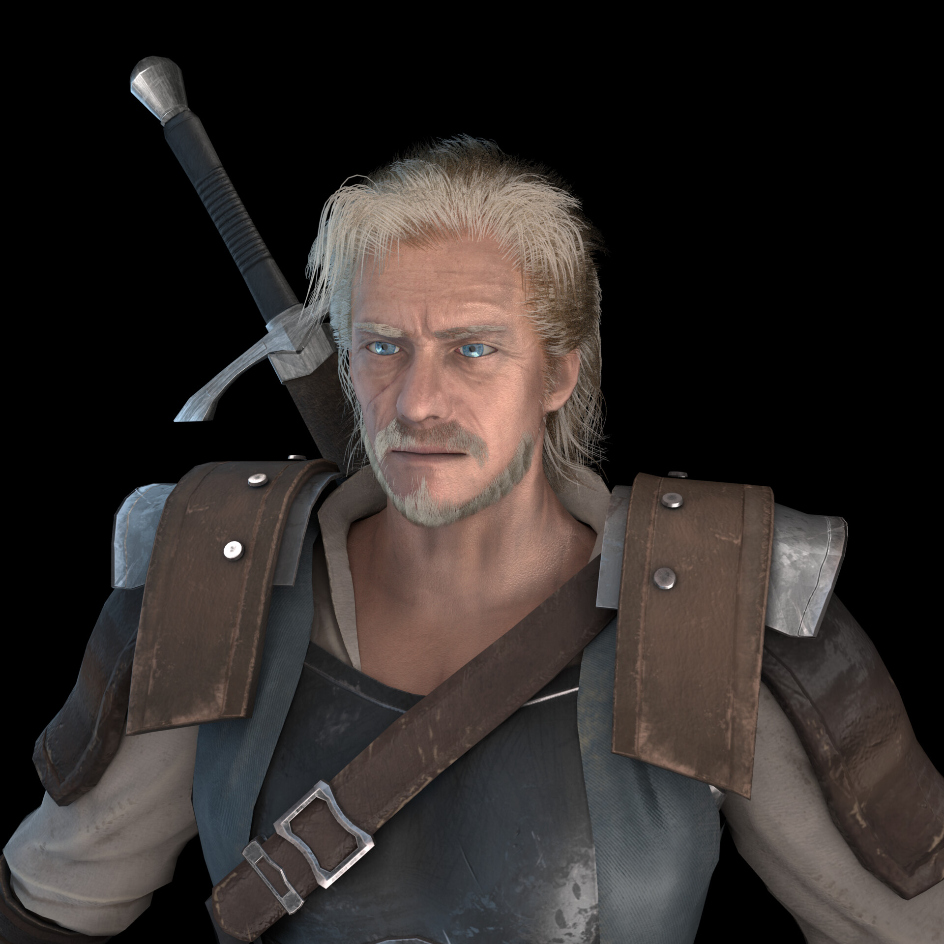 ArtStation - Swordsman （オリジナルキャラクター）