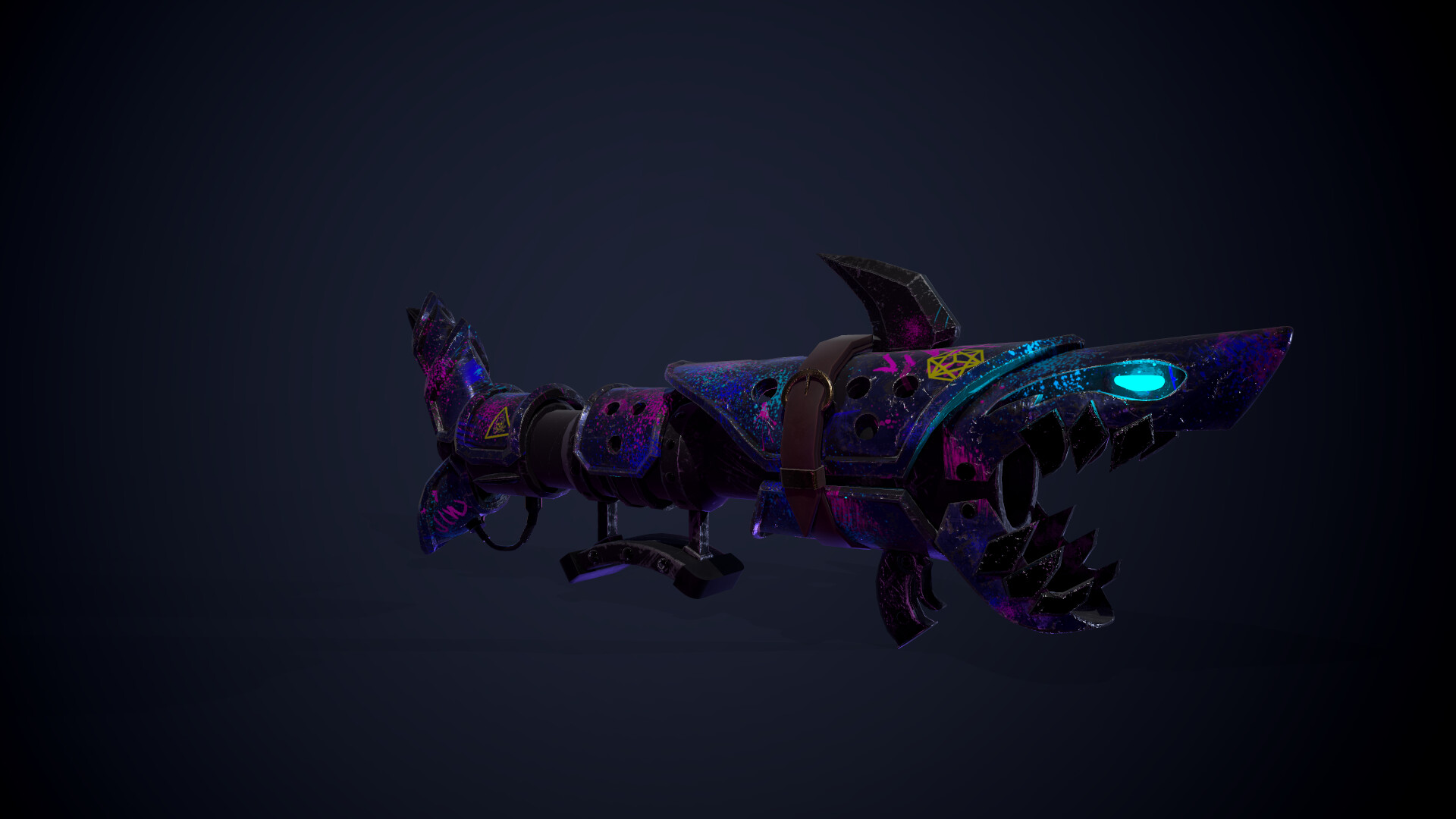 ArtStation - 3d model rocket-skeleton Jinx