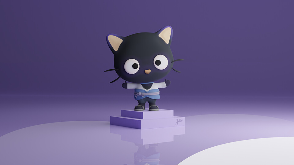 Julia Moller - Chococat dressed as Sasuke