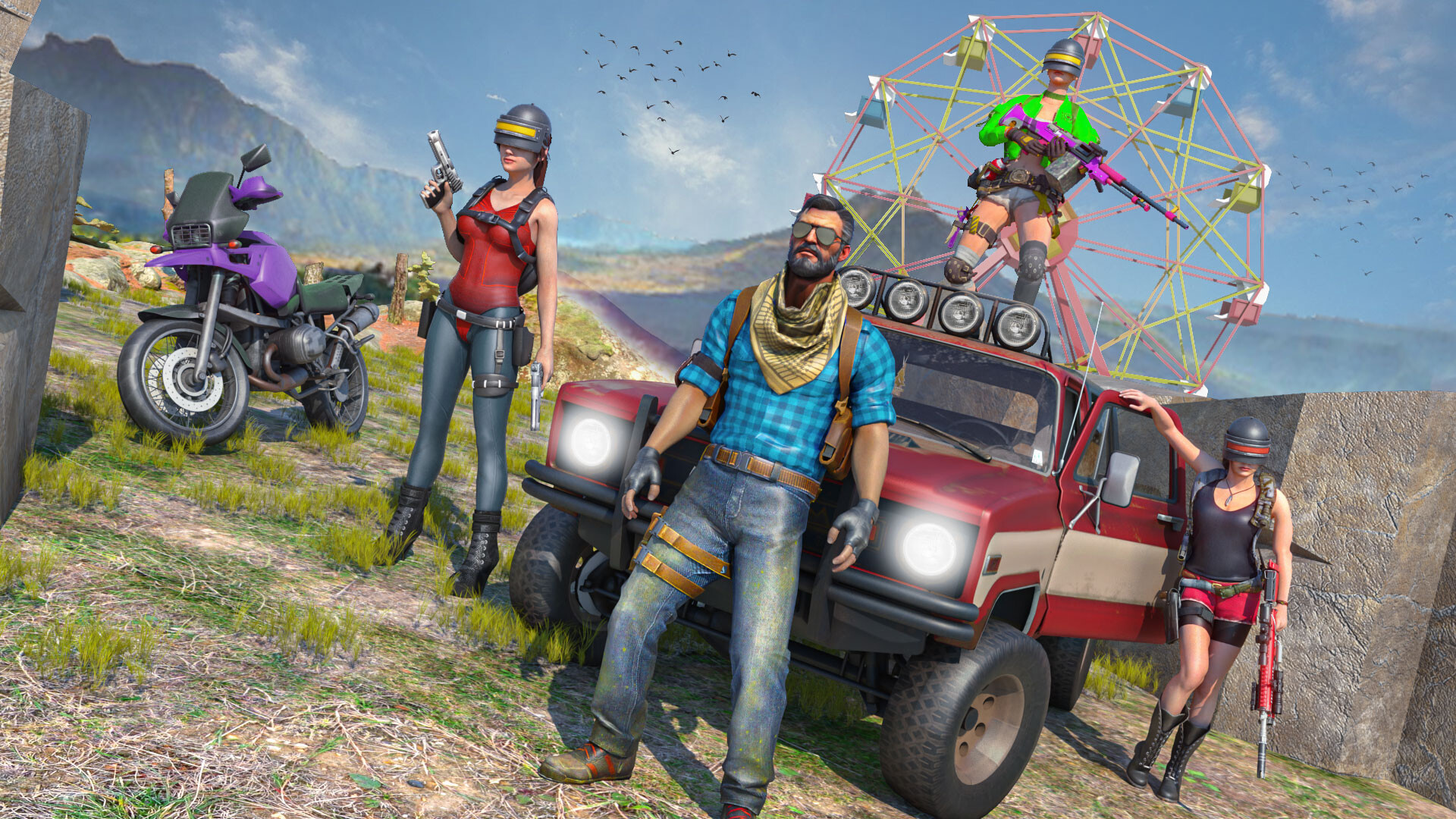 ArtStation - FPS Commando Shooting Game Artwork