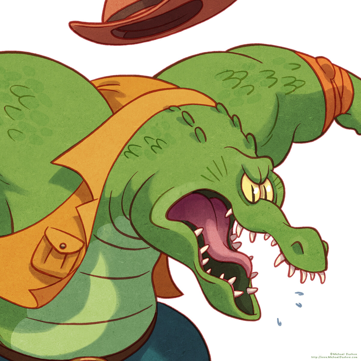 how to draw leatherhead