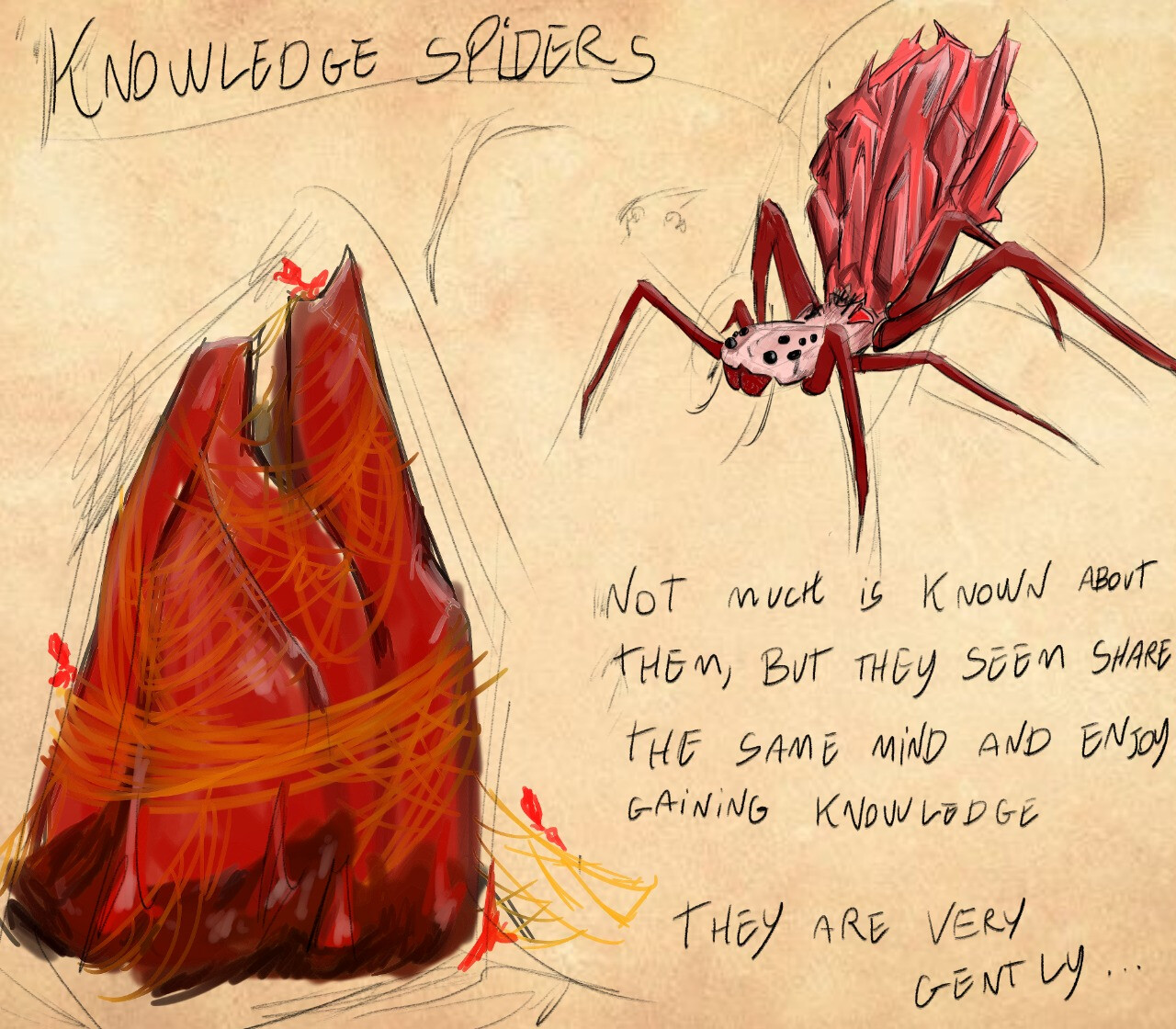 ArtStation - crystal spiders