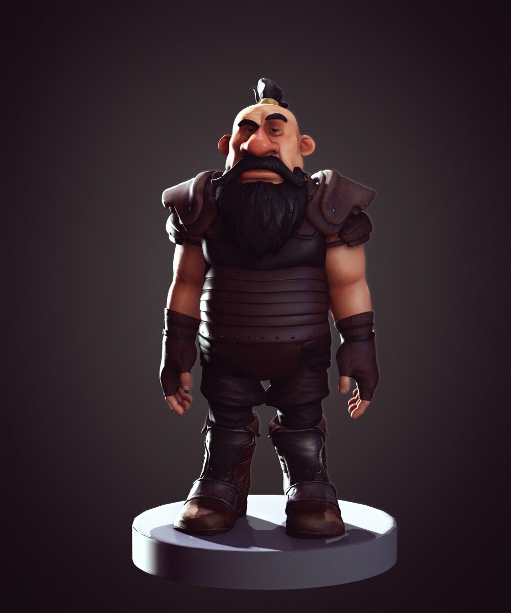 ArtStation - Dwarf Rogue for Character Creator