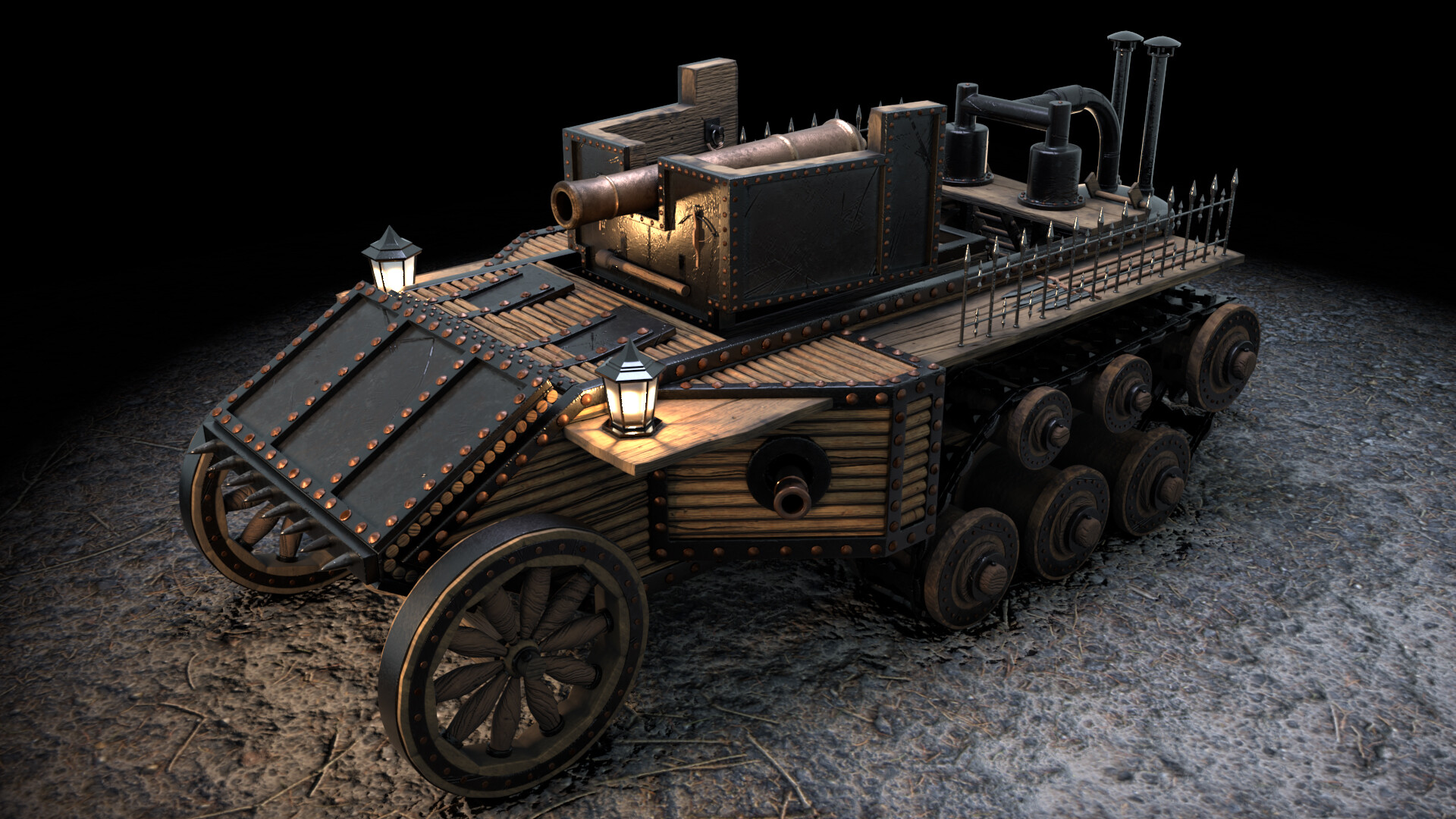 ArtStation - Steampunk Tank