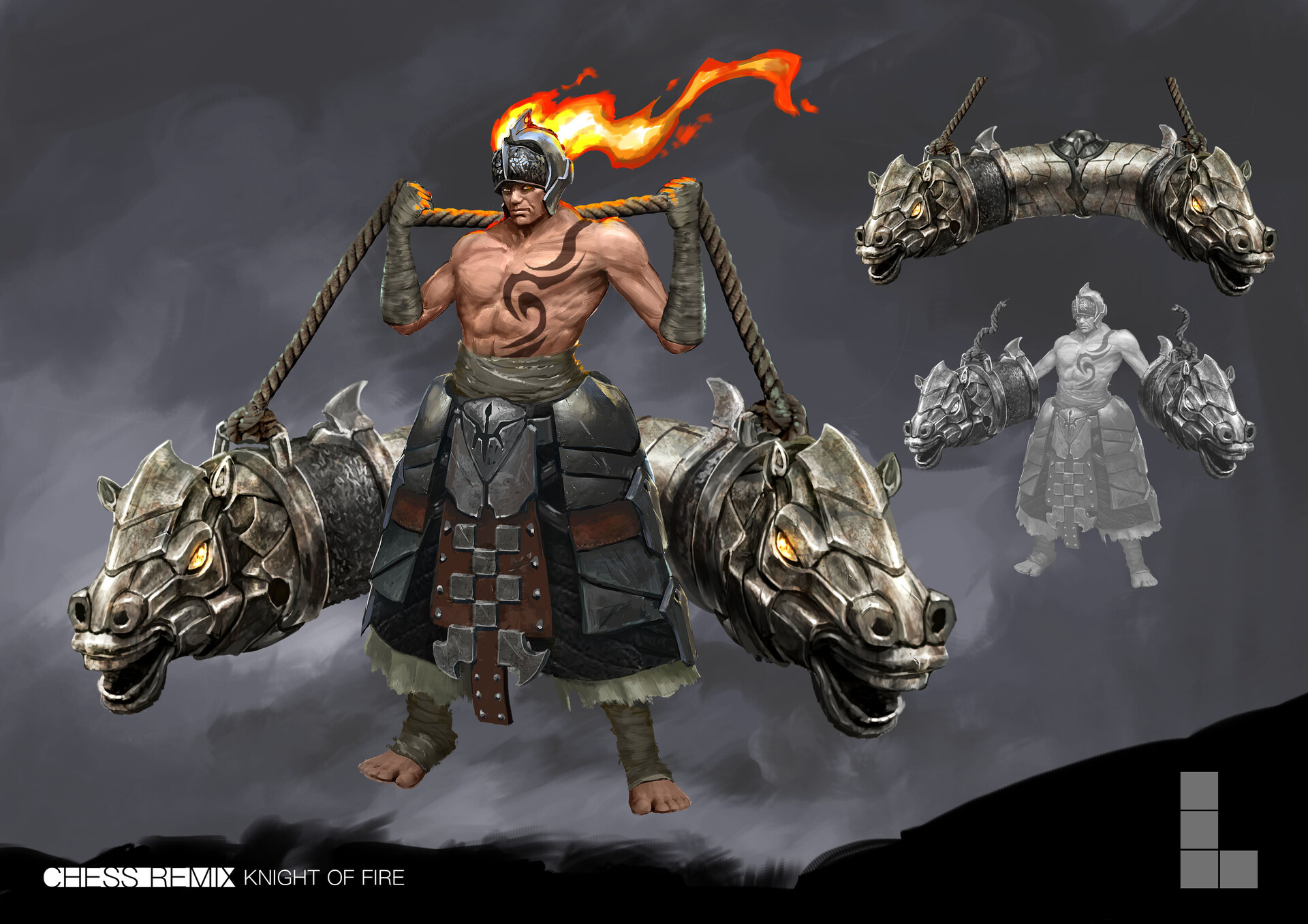 ArtStation - Knight of Fire