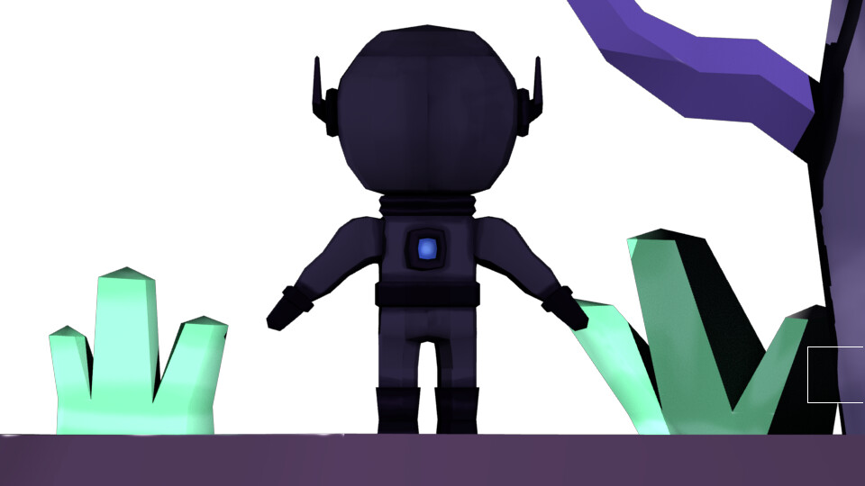 Daniel Antúnez - Astronaut on mini planet