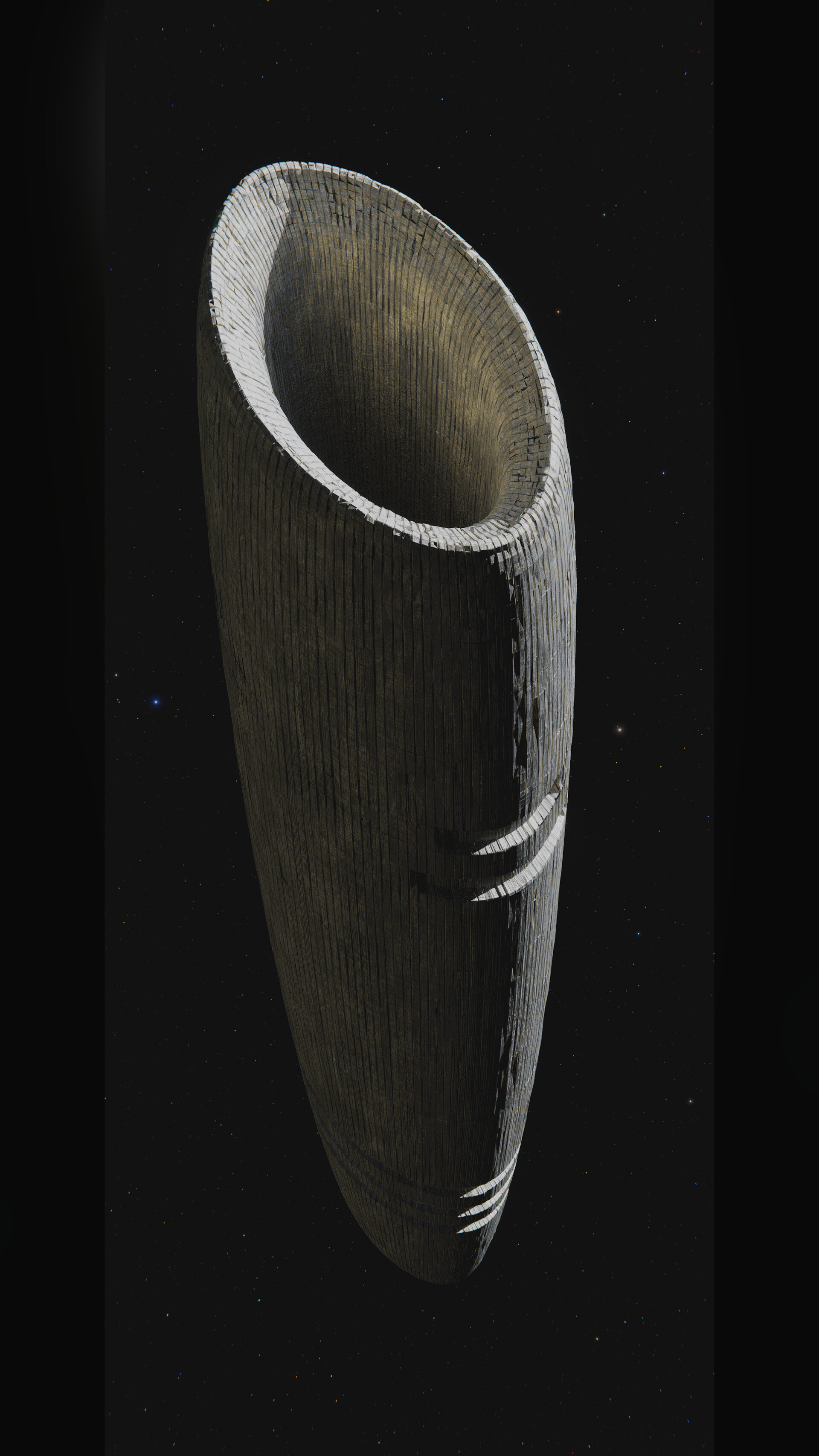 Retro Visor - Spacing Guild's Heighliner (DUNE FAN ART)