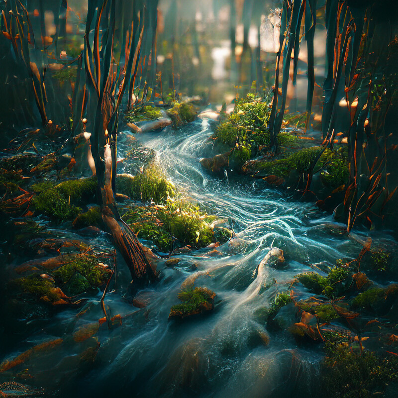 ArtStation - Cascading River
