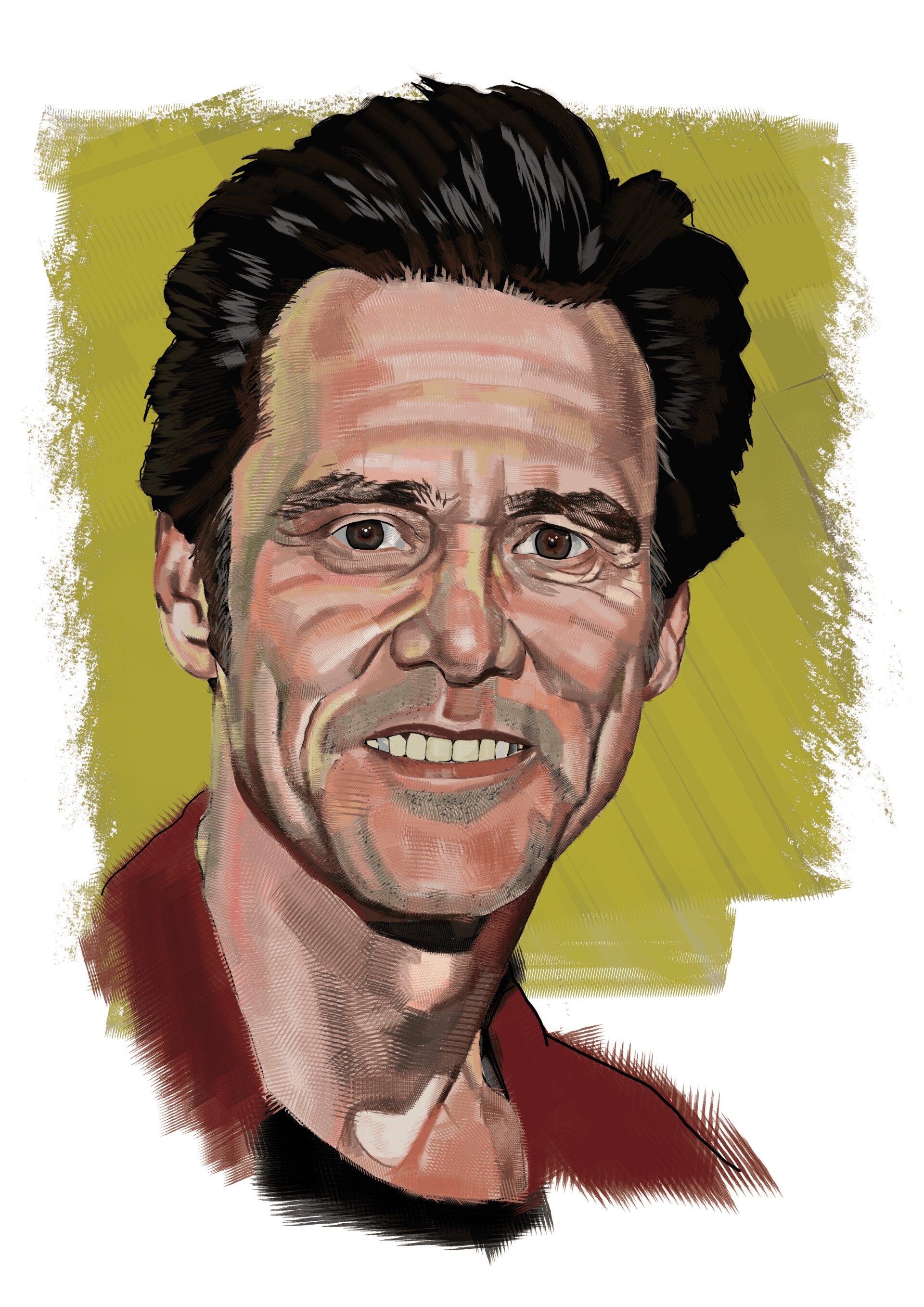ArtStation - Portrait of Jim Carrey