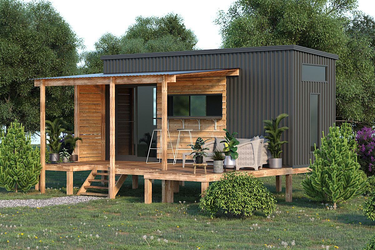 ArtStation - Tiny container house