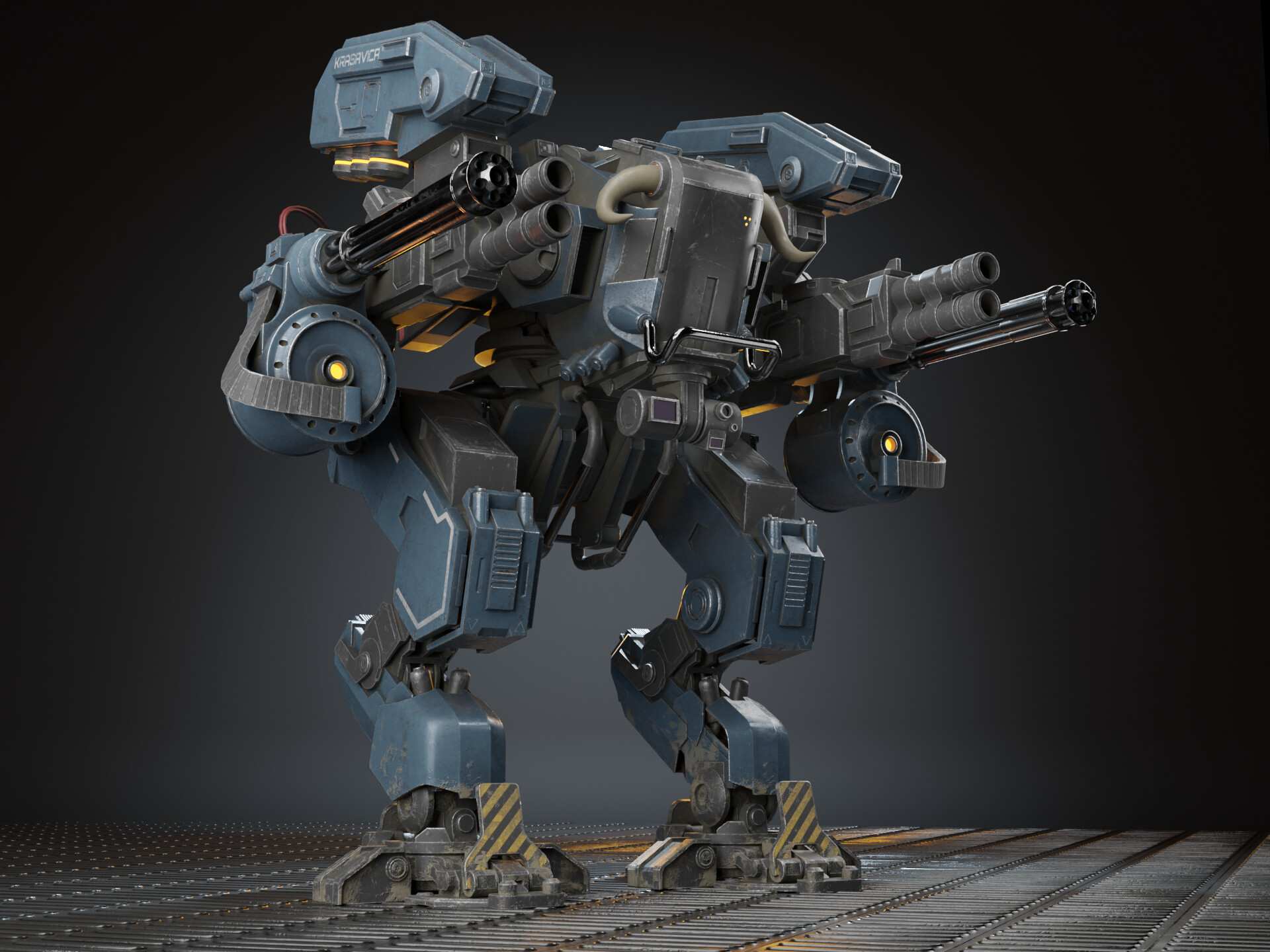 War Robot Concept Art