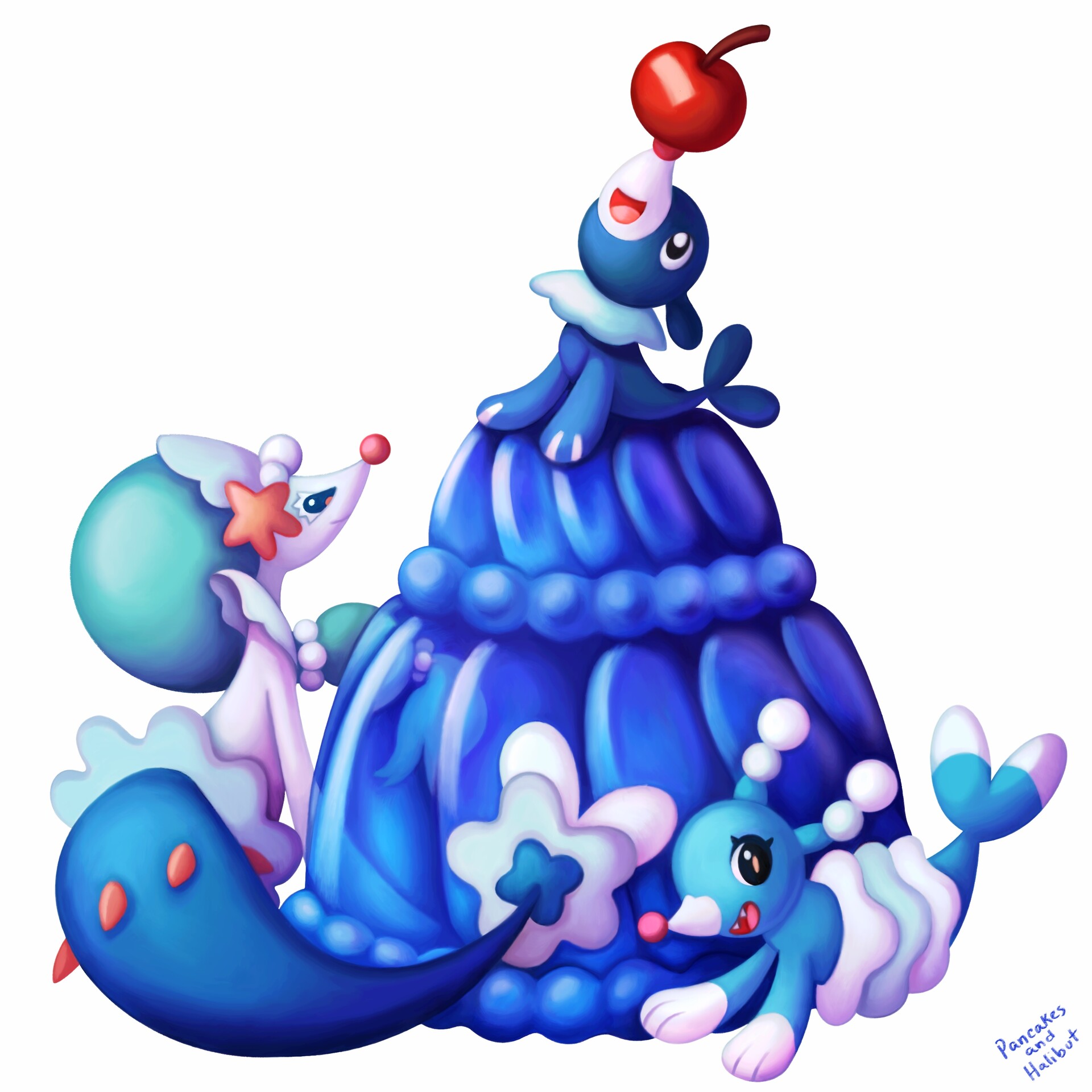 ArtStation - Popplio, Brionne, Primarina