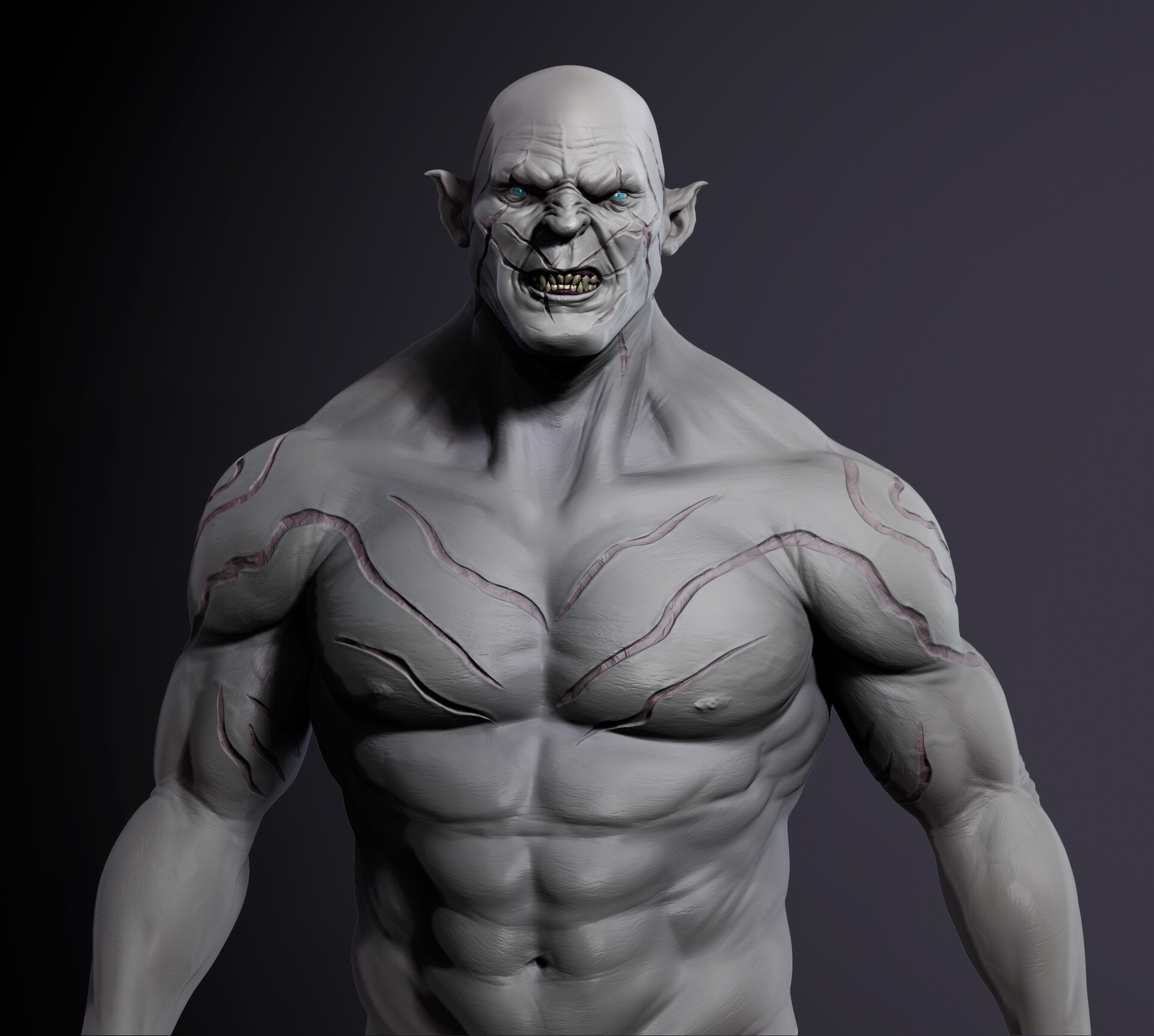Pale Orc Hobbit Full Body
