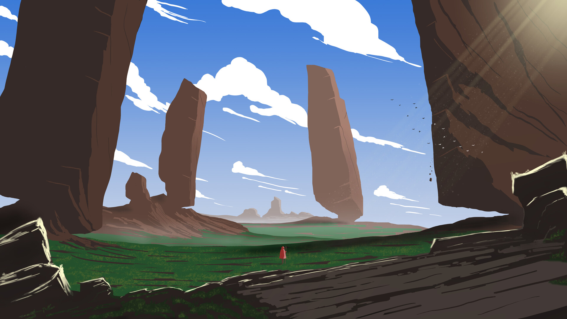 ArtStation - Fantasy Canyon