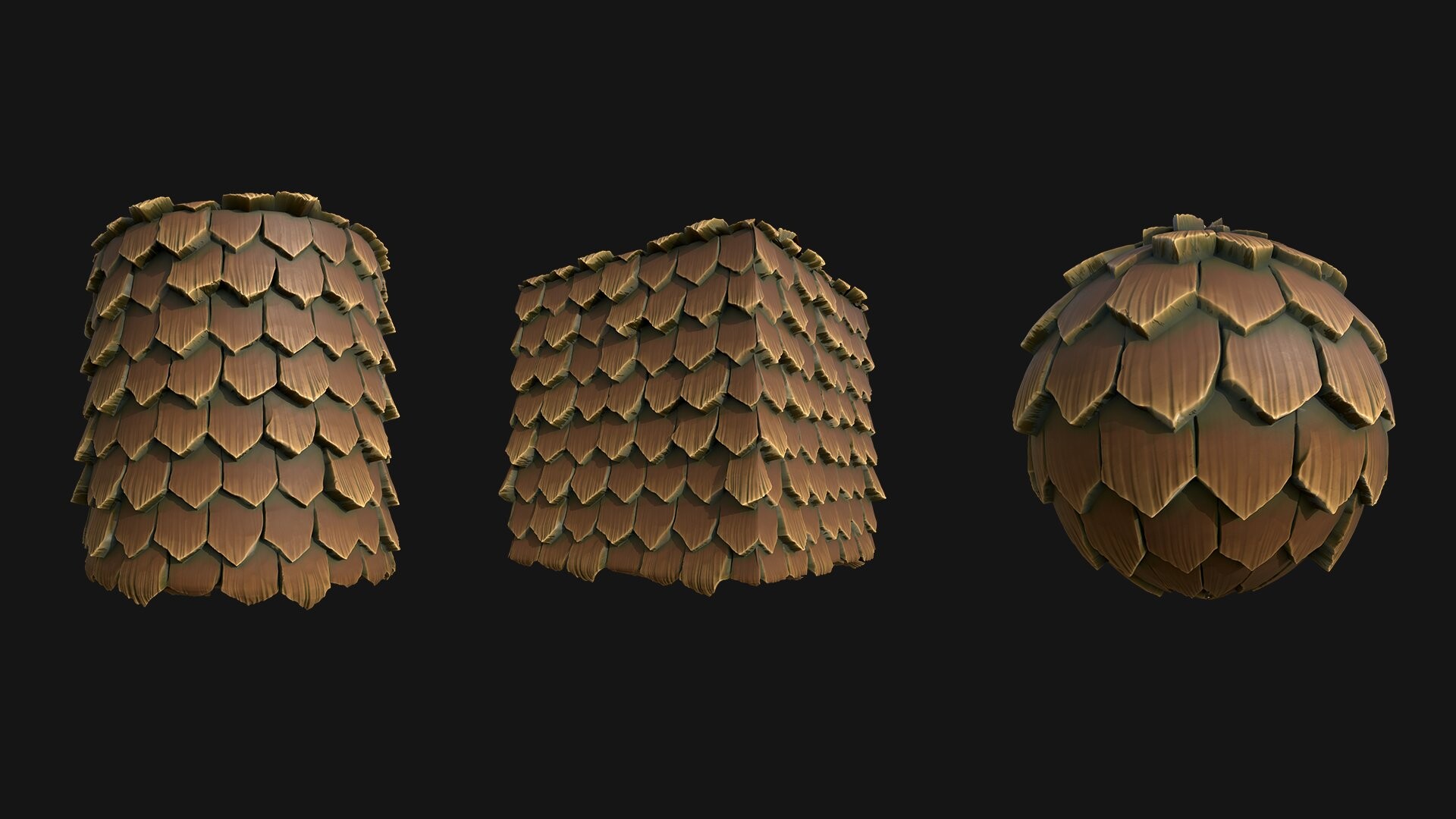 ArtStation - Stylized Roof PBR Texture