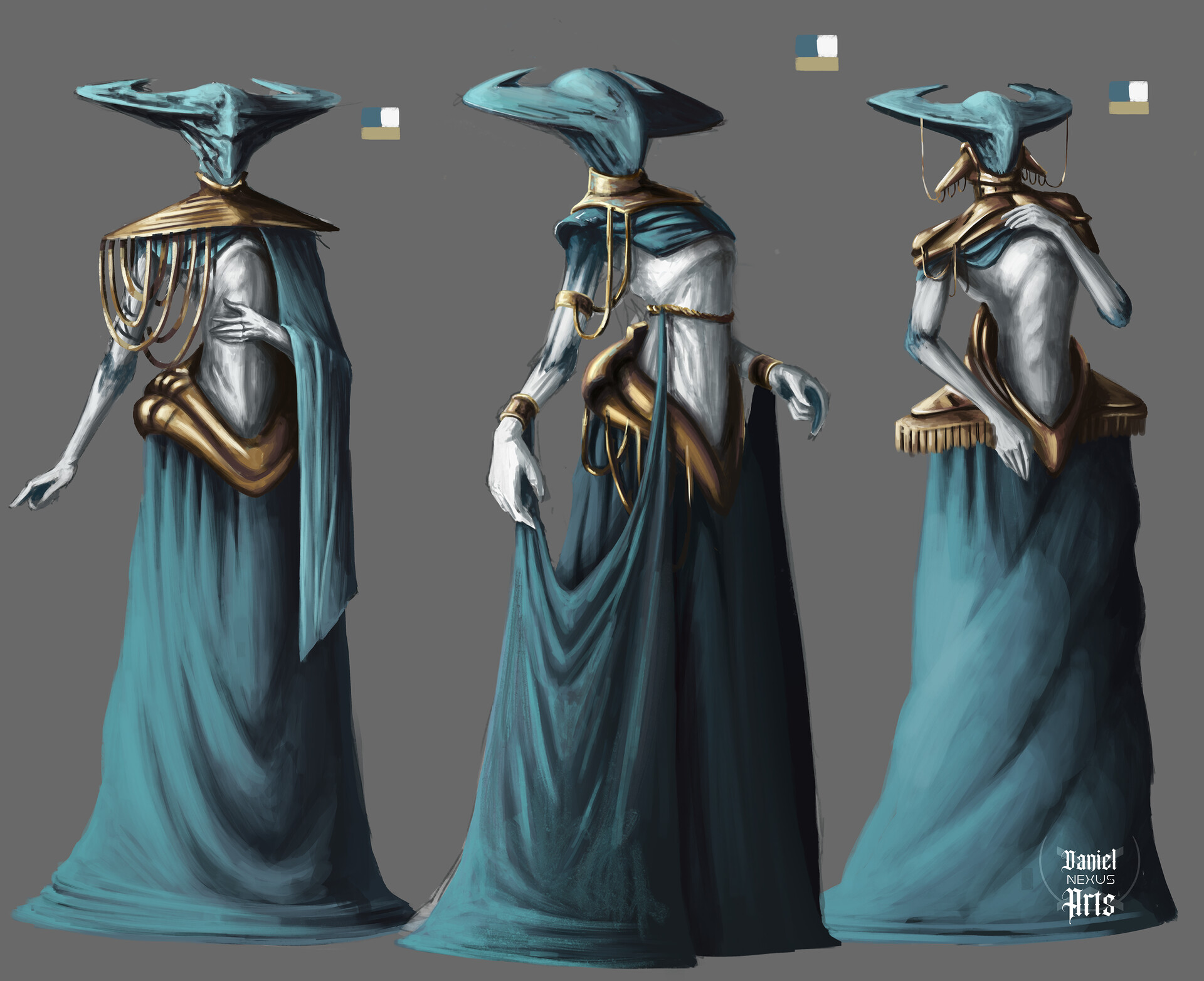 Daniel Perez - Alien princess ConceptArt