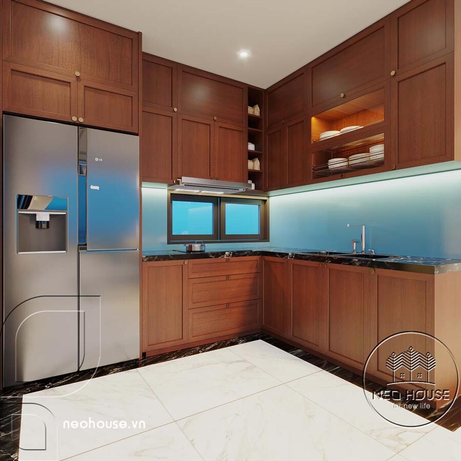NEOHouse Architecture - Những mẫu thiết kế bếp nhà cấp 4 hiện đại đẹp 2022