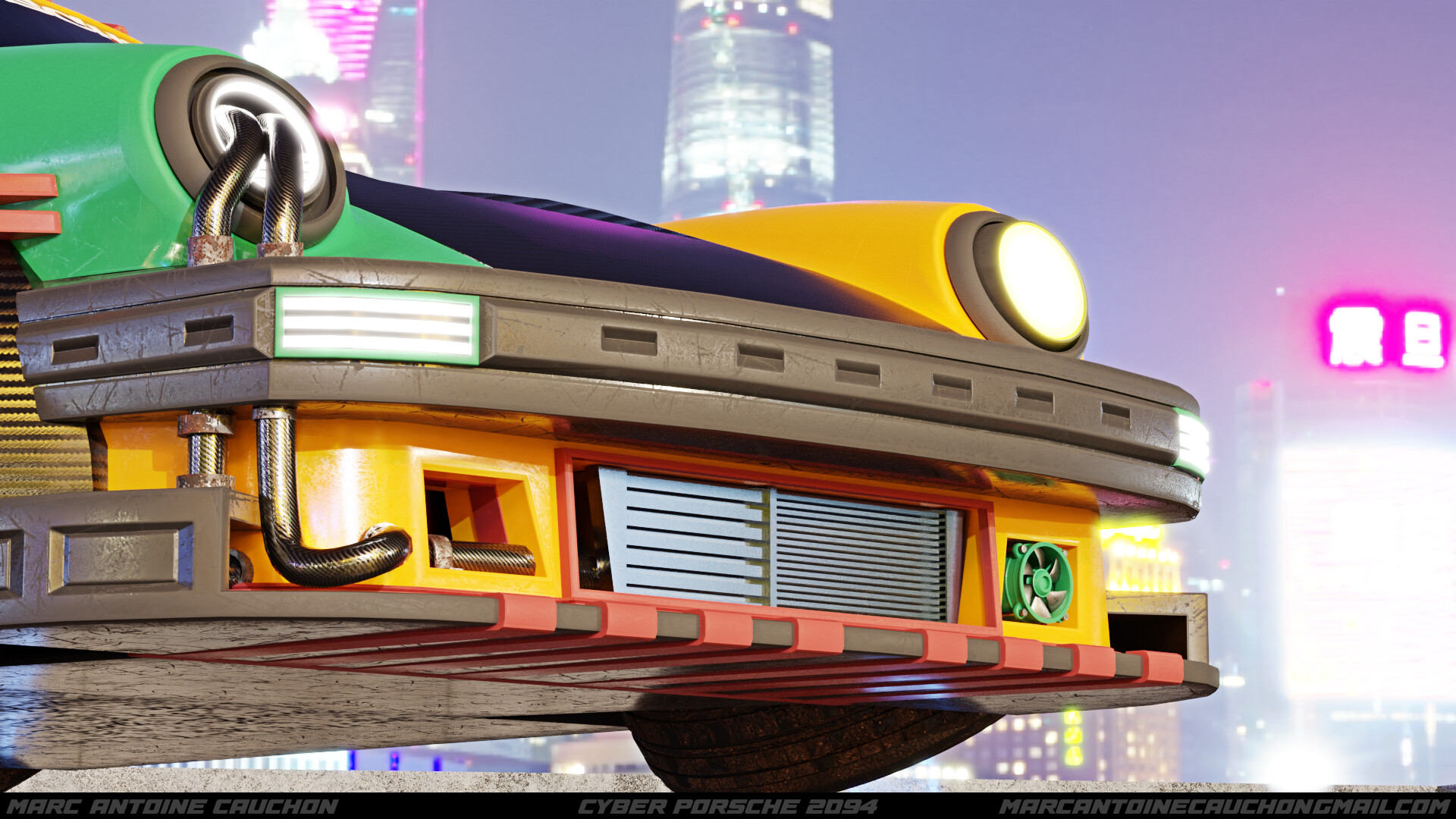 Marc-Antoine Cauchon - Cyber Porsche 2094 custom