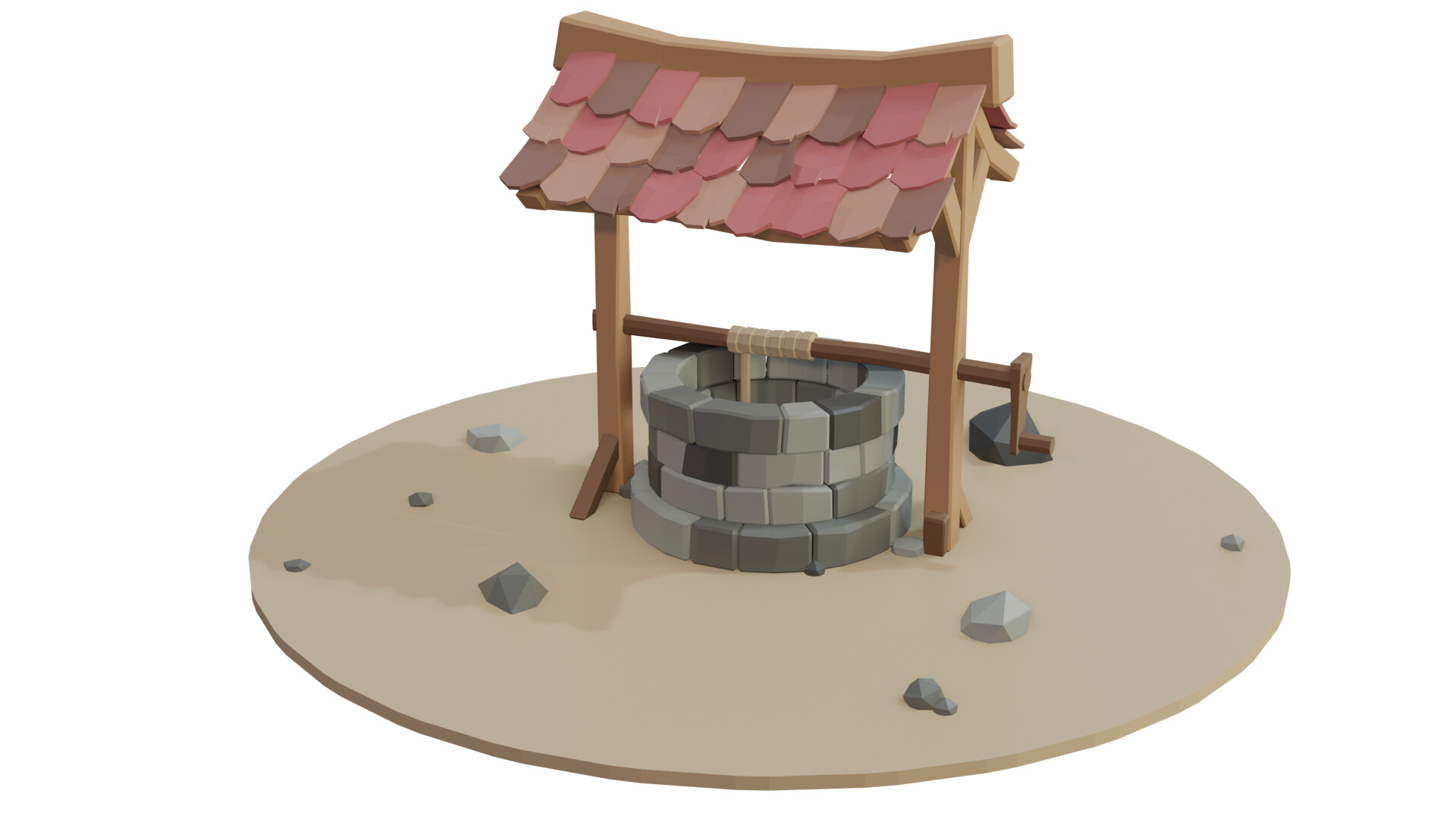 Ross Calder - Low Poly Well