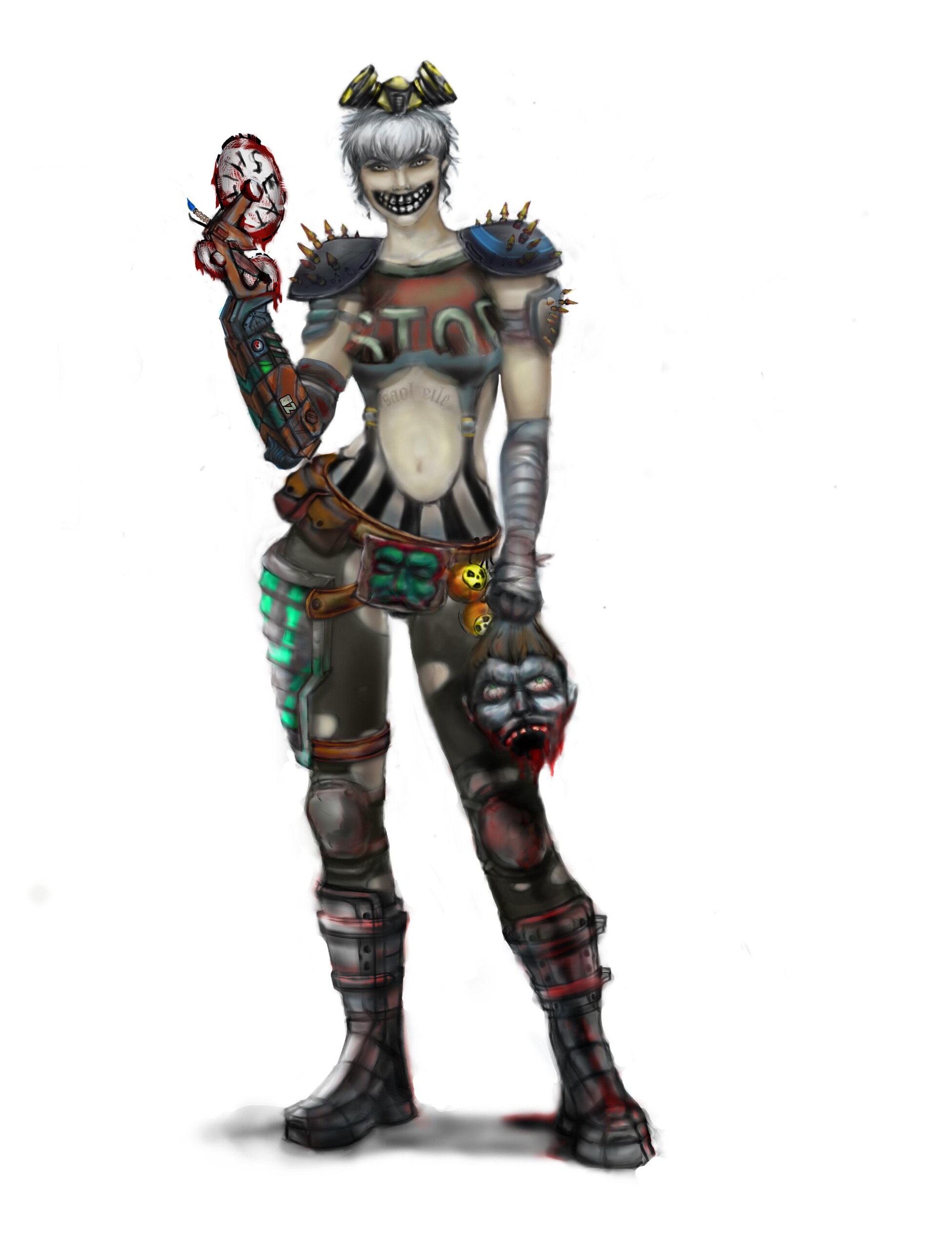 ArtStation - Leeloo Zombie Slayer Concept