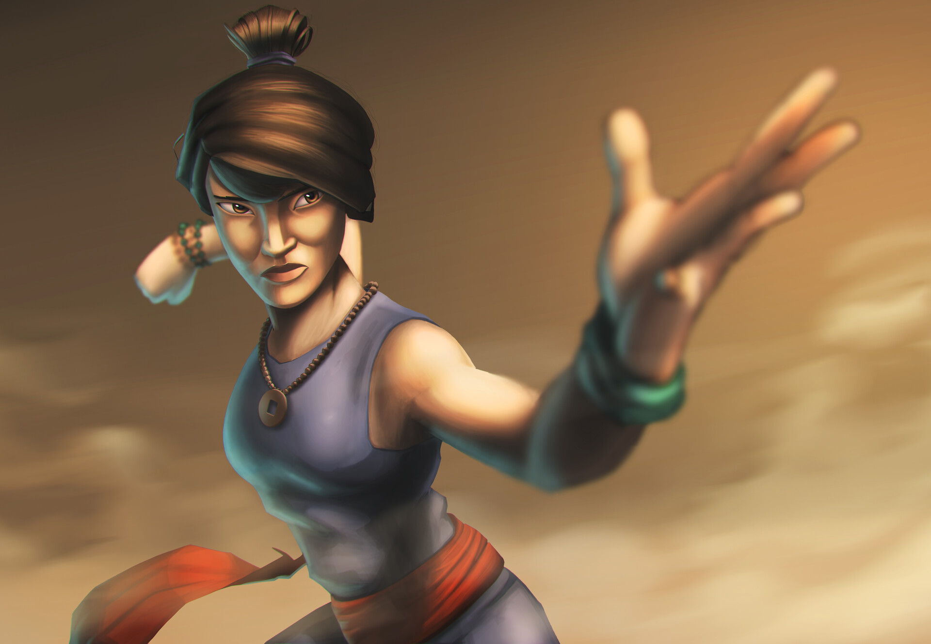 ArtStation - Personagem do jogo SIFU