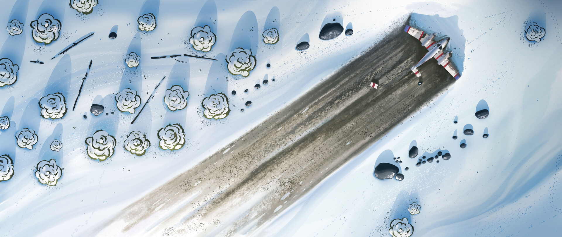 ArtStation - BG designs for my project "Signal" (2019)