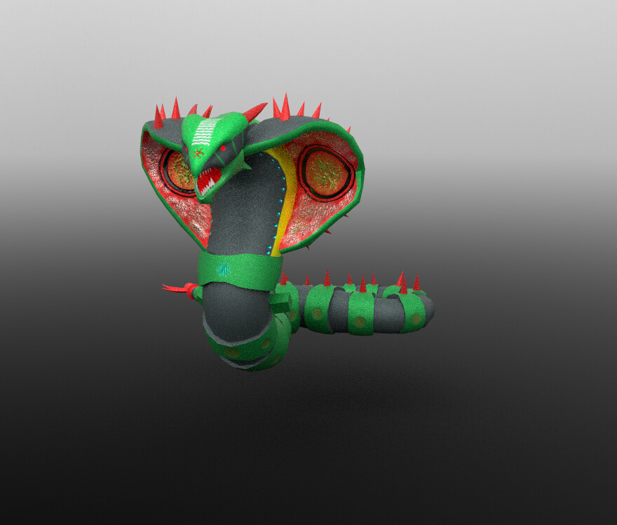 ArtStation - Roboted Snake Textures