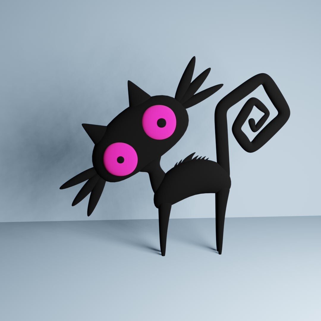 ArtStation - Kitty character Jody