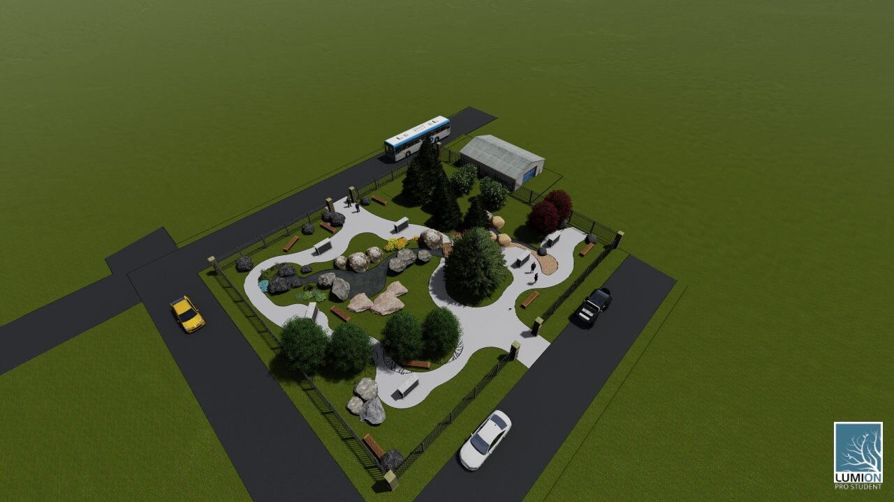 ArtStation - Crematorium Upper View