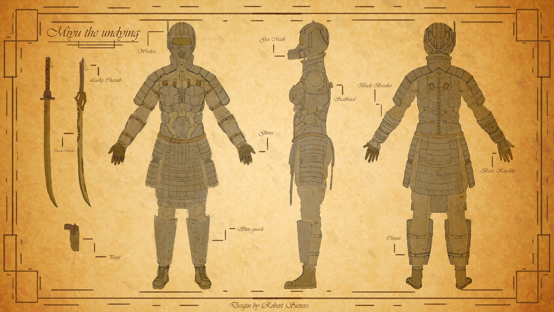 ArtStation - "Miyu the Undying" Concept Art (Character & Environment)