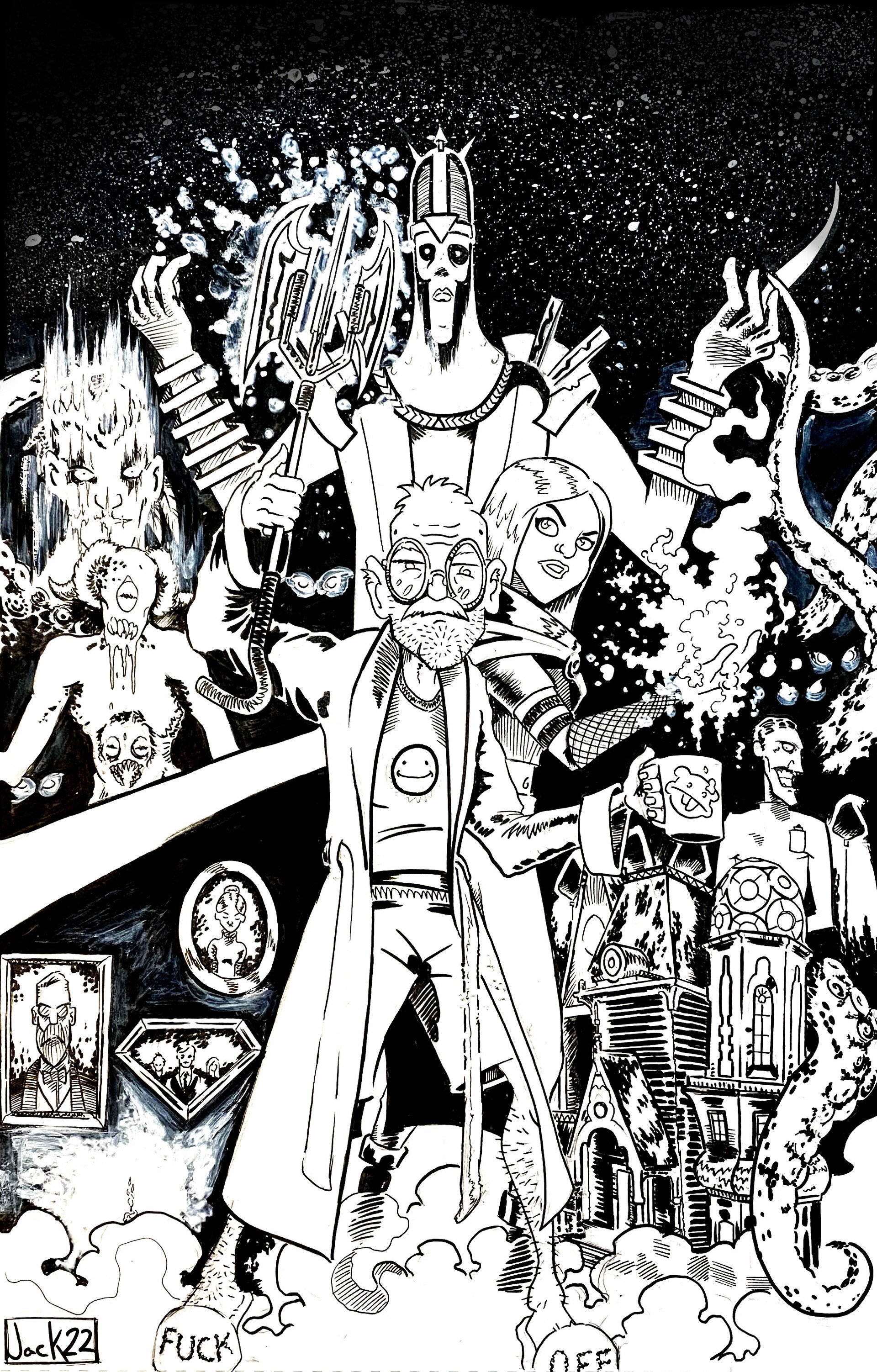 Harold Cover Concept (Inks) by Jack Garrison — ProUser.Me