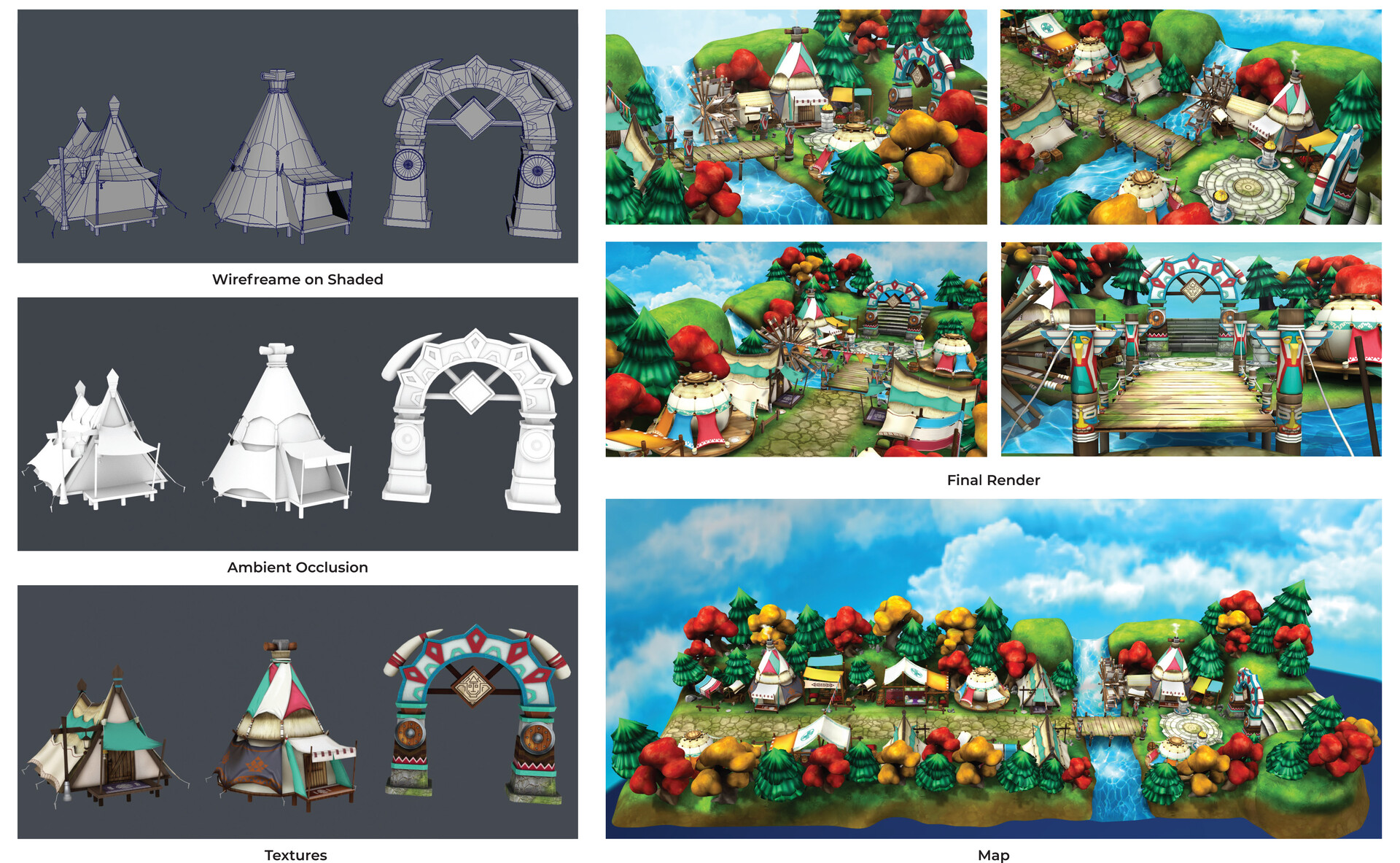 ArtStation - 3D Game Environment Map 01