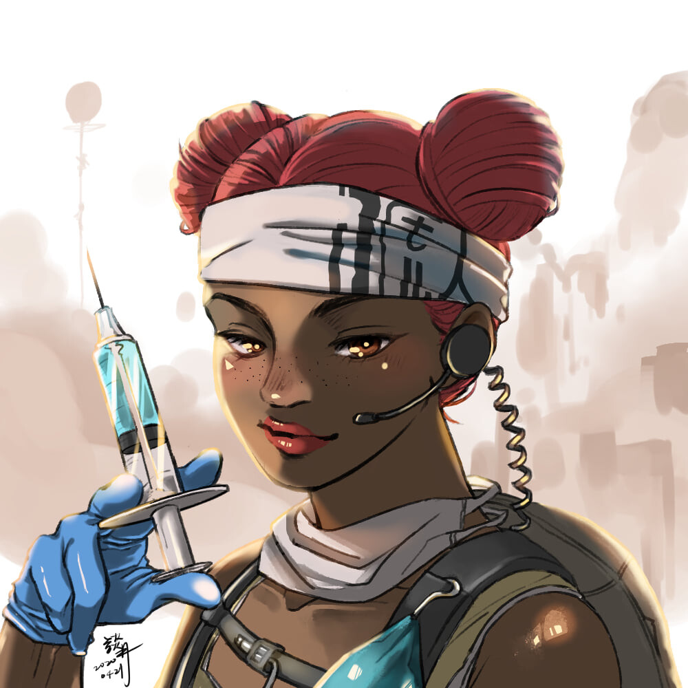 Artstation Lifeline Apex Legends Fanart