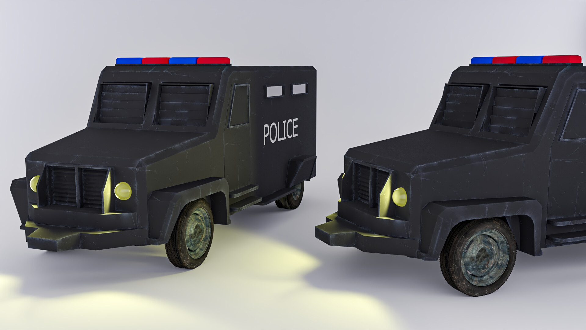 ArtStation - Armored Police Van