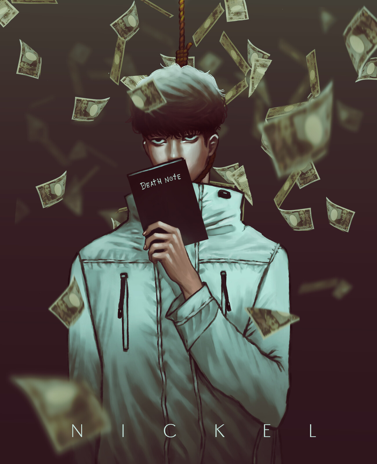 ArtStation - Minoru Tanaka from Death Note one shot