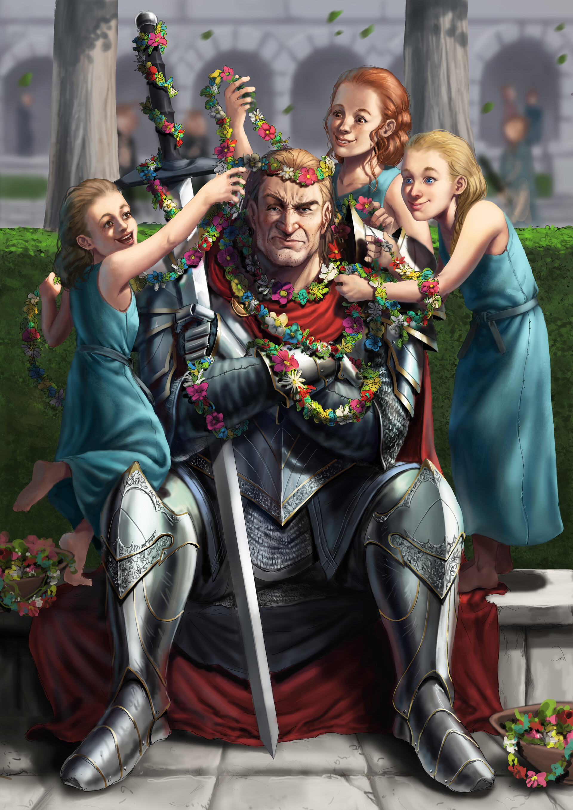 ArtStation - Character Design Challenge March - Knights Tournament