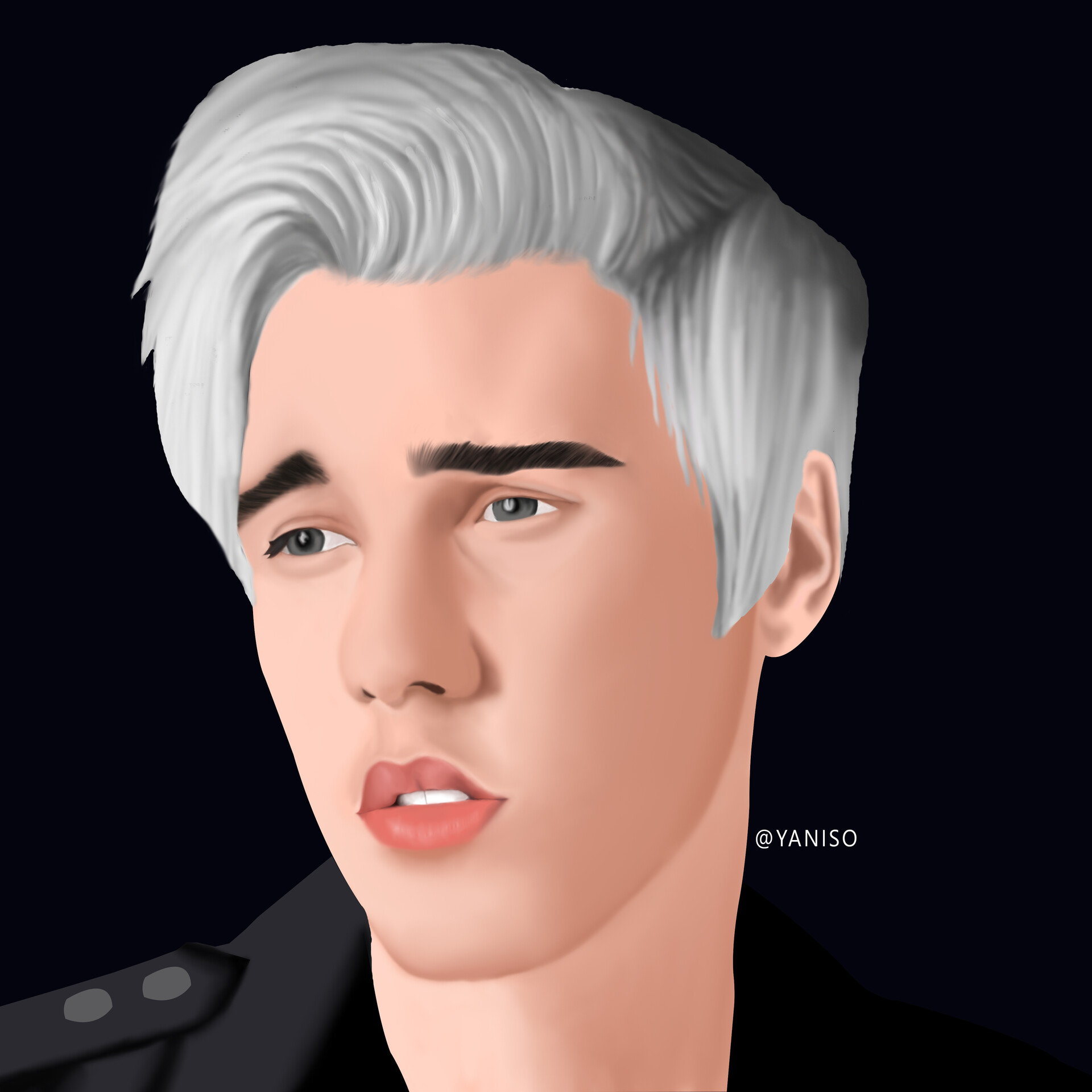 ArtStation - justin bieber digital artwork
