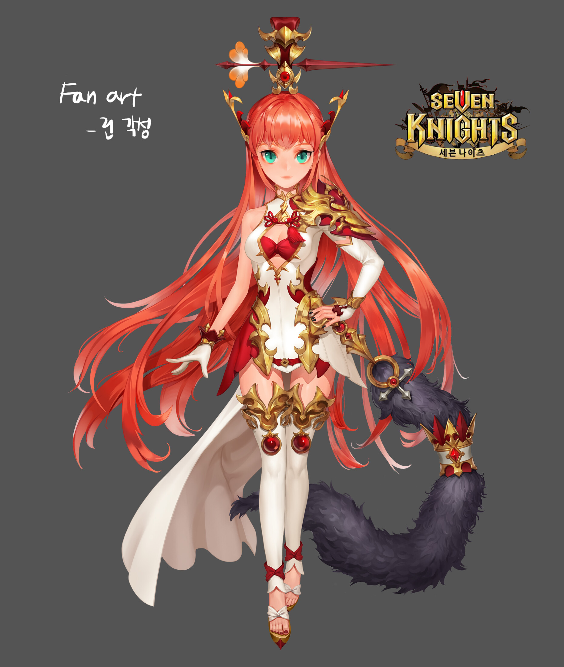 ArtStation - Seven Knights (Fan art)_Rin