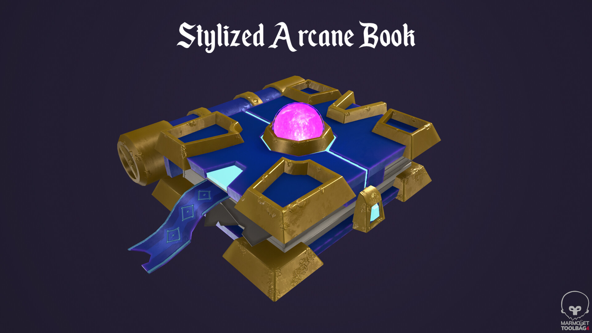 ArtStation - STYLIZED ARCANE BOOK