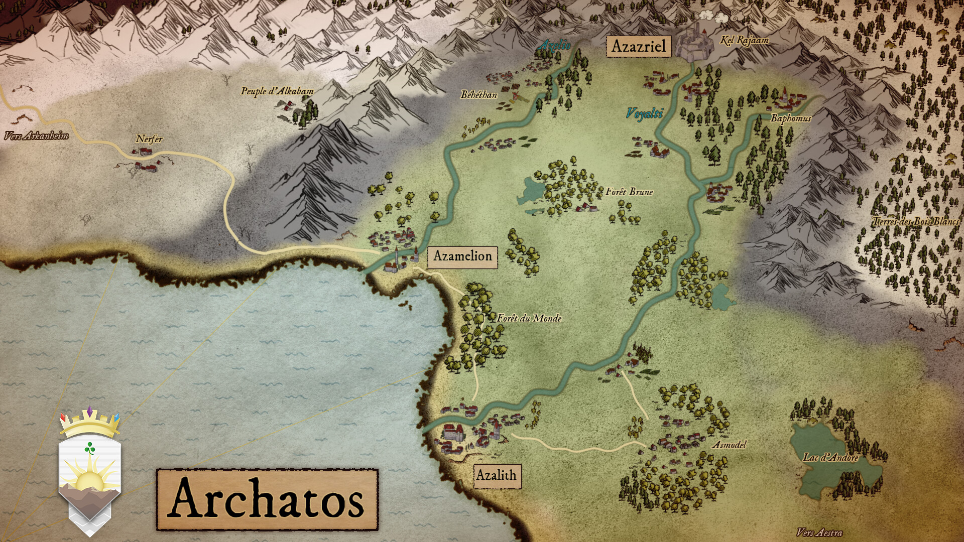 ArtStation - Archatos Map : World Design