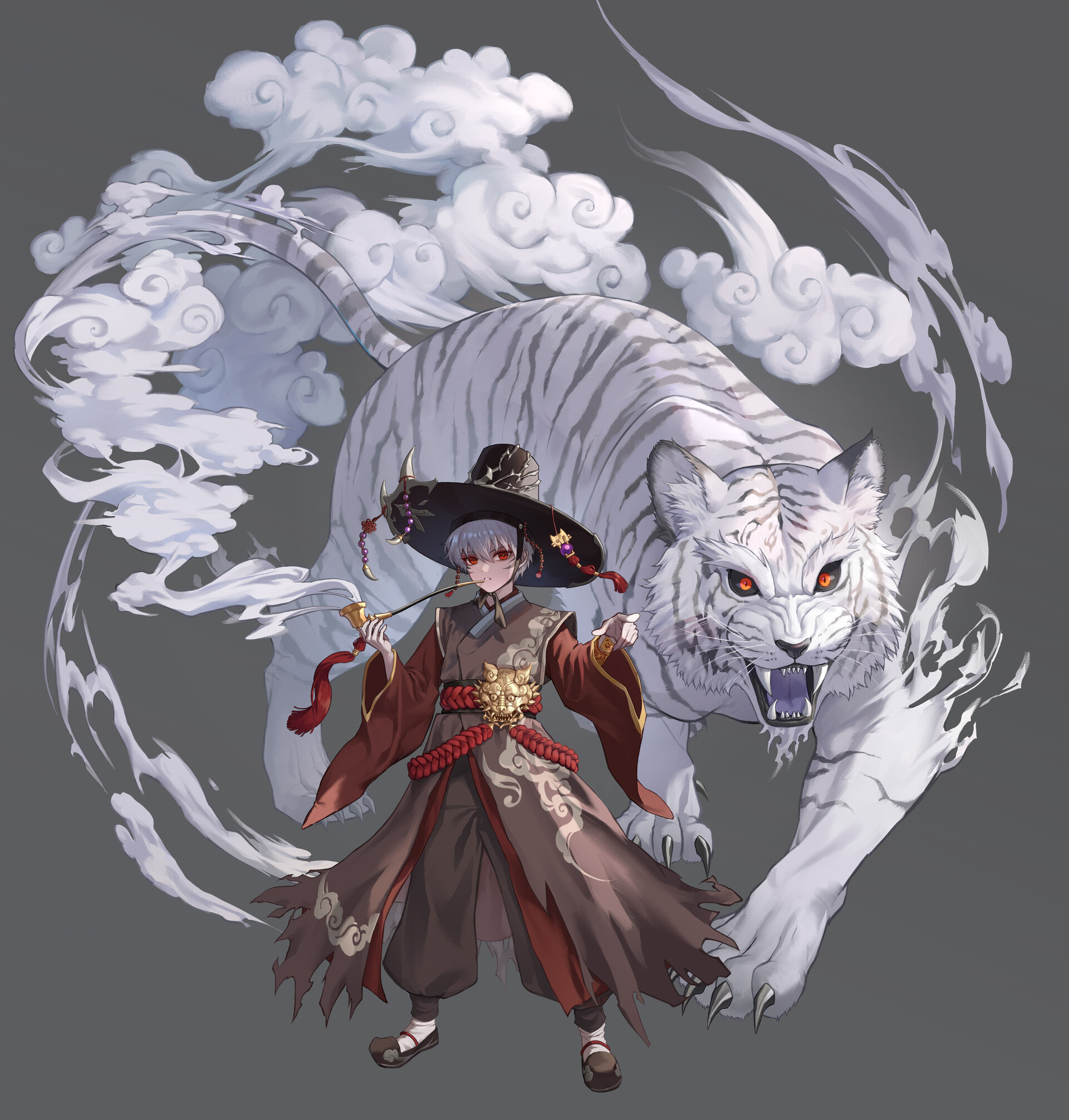 ArtStation - tiger summon