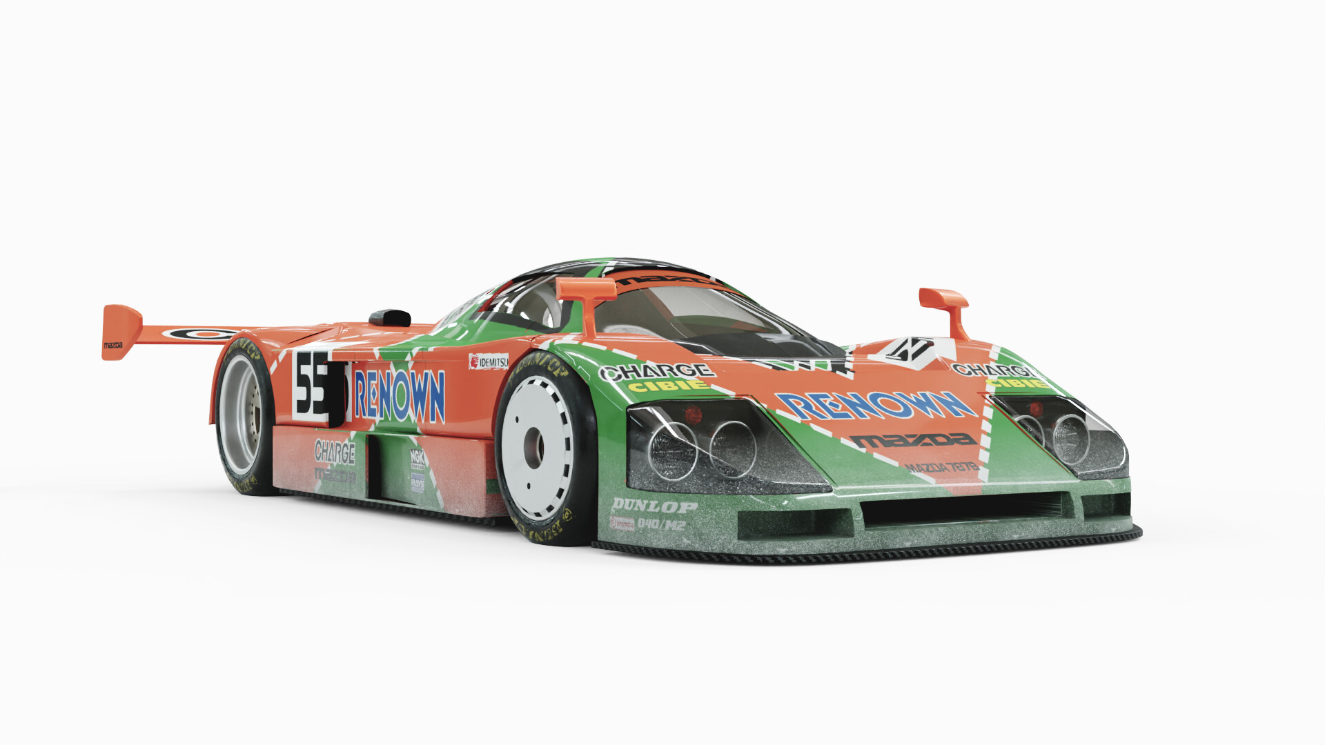 ArtStation - Mazda 787B 3D Car Model