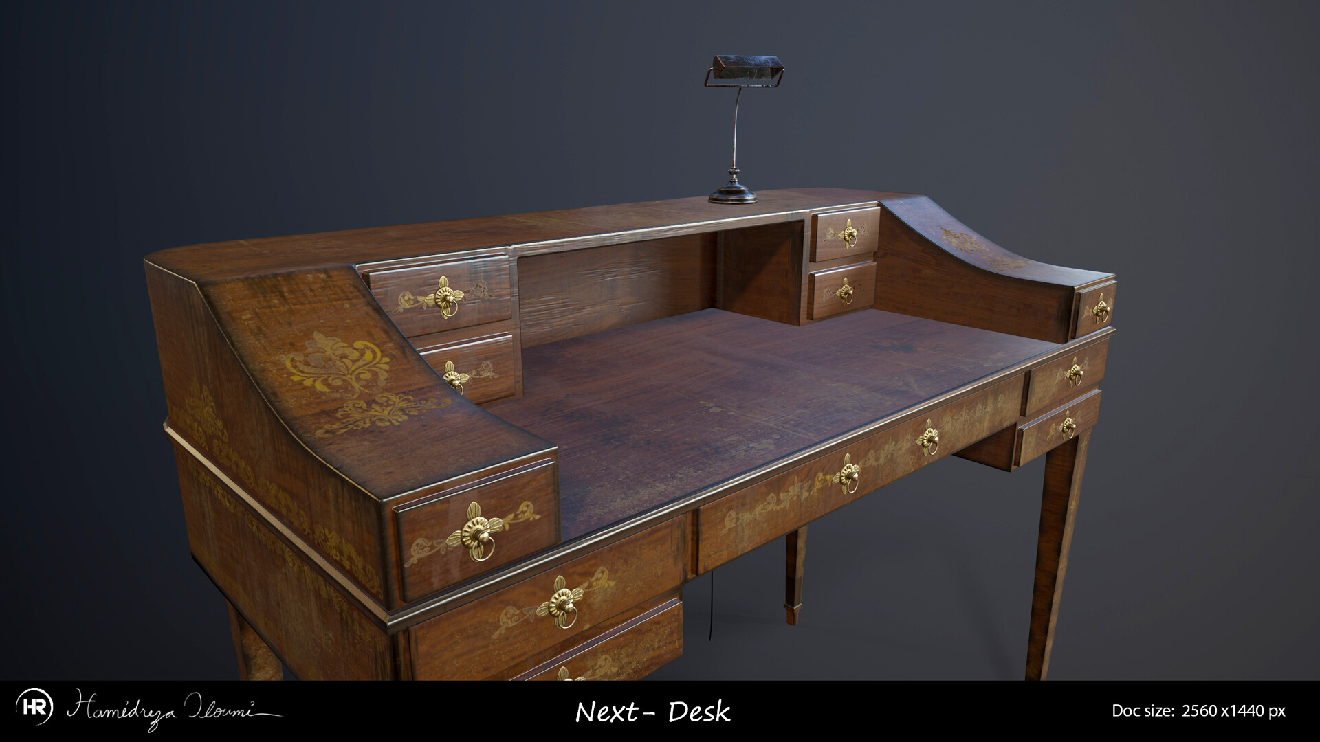 ArtStation - Old Design Desk