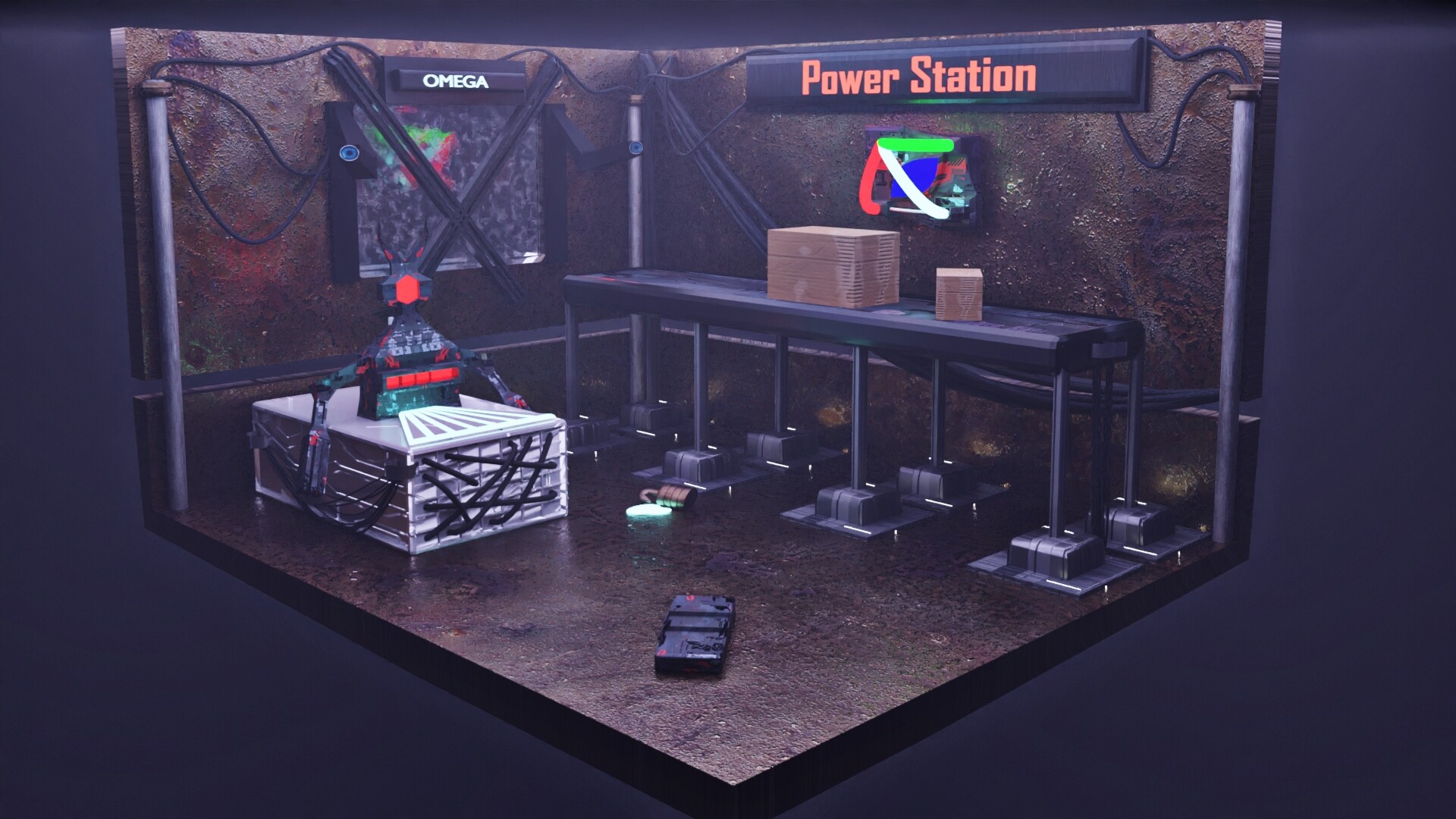 ArtStation - Power Station.