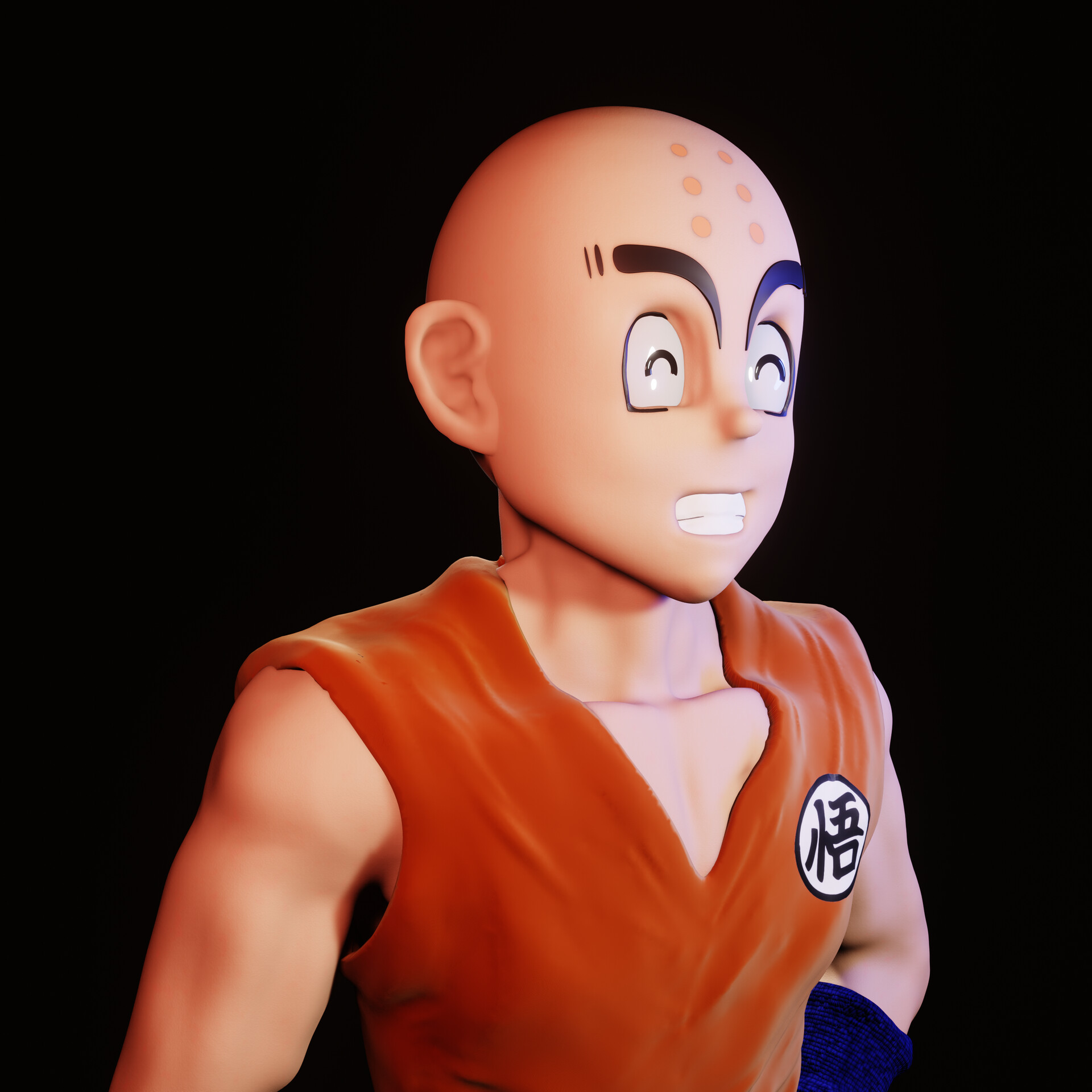 ArtStation - Krillin | Dragonball Z